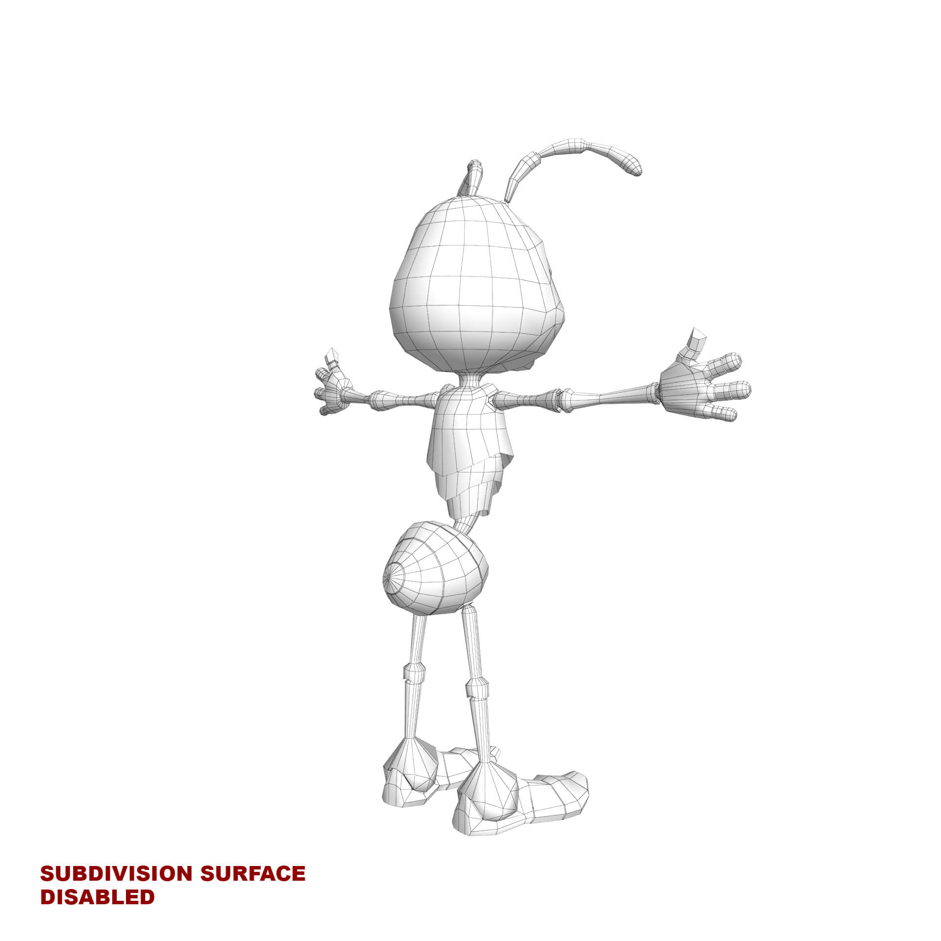 Cartoon Ant 3D Model by RenderBlade