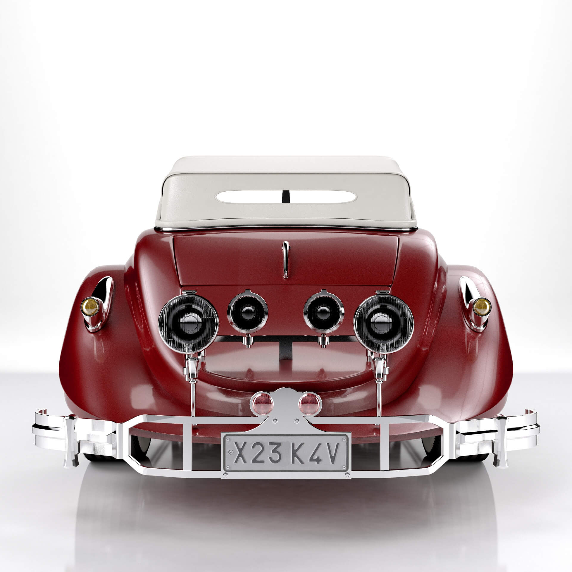 Classic Old Car - 3D Model by RenderBlade