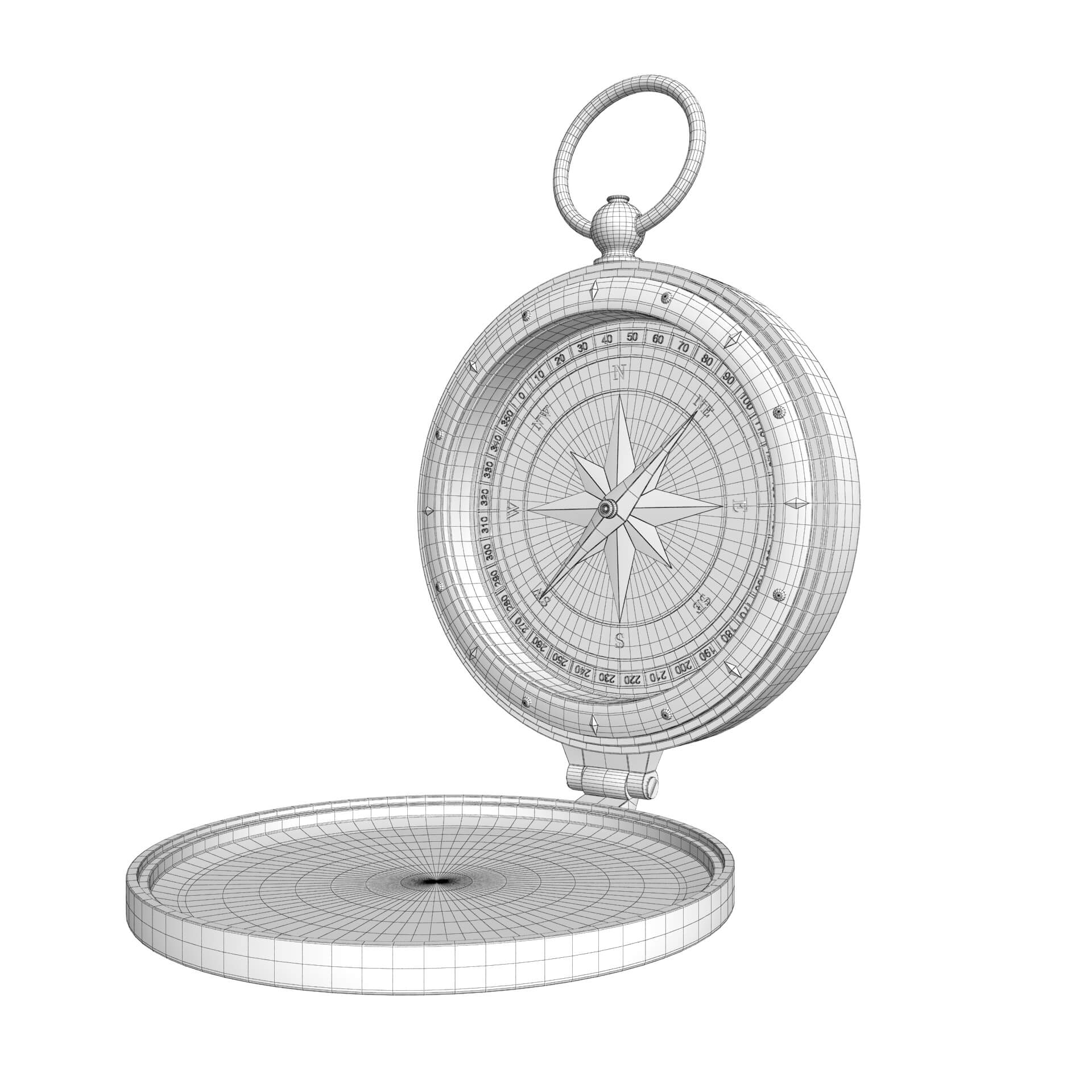 Navigation compass - 3D Model by RenderBlade