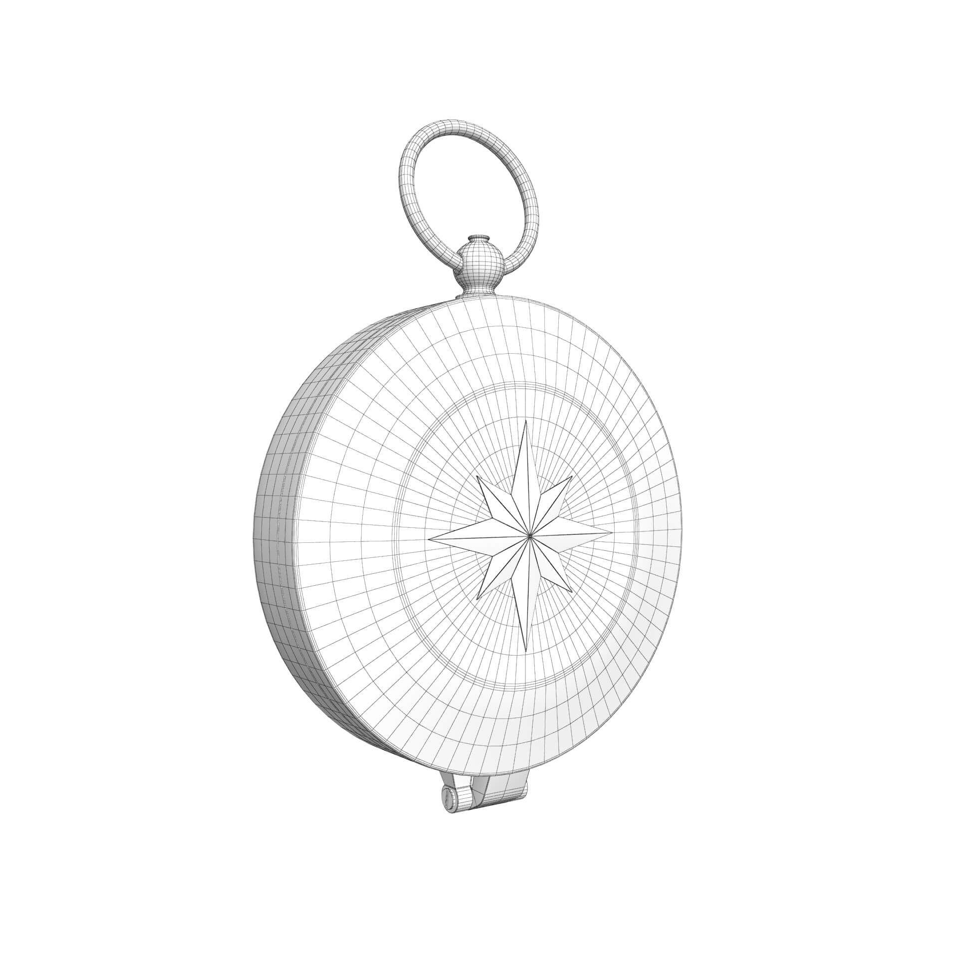 Navigation compass - 3D Model by RenderBlade