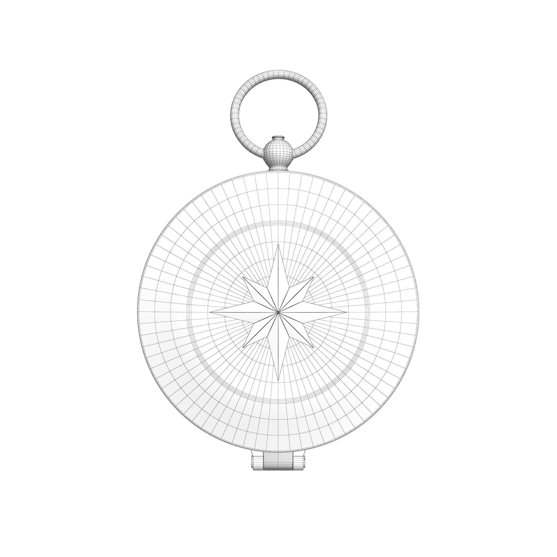 Navigation compass - 3D Model by RenderBlade