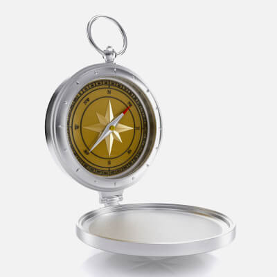 Navigation compass - 3D Model by RenderBlade