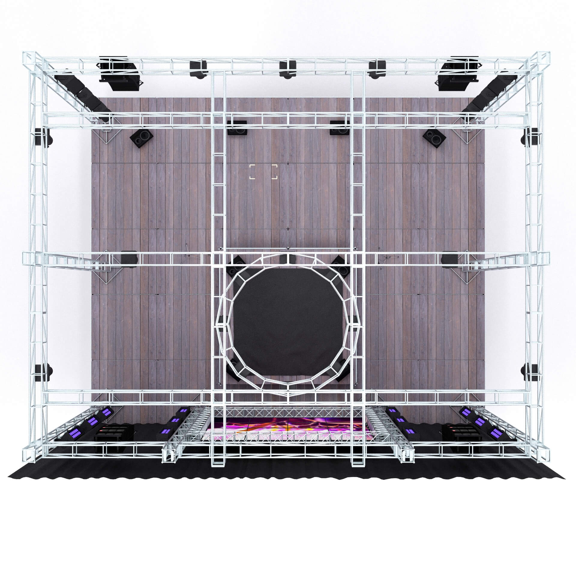 Concert Music Stage - 3D Model by RenderBlade