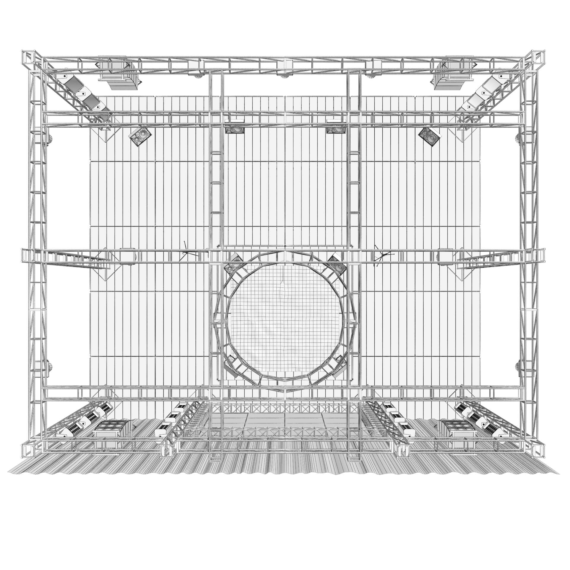Concert Music Stage - 3D Model by RenderBlade