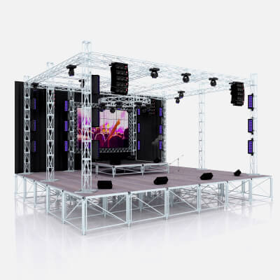 Concert Music Stage - 3D Model by RenderBlade