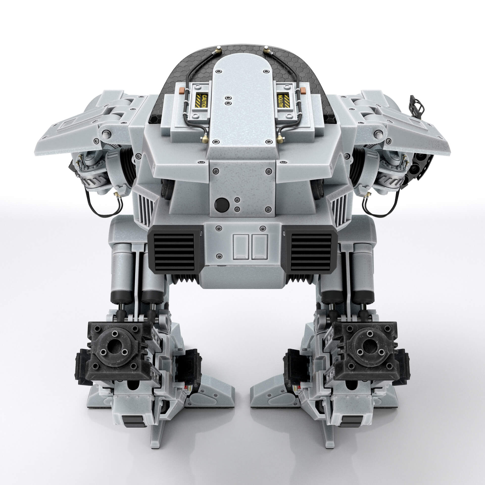 ED 209 OCP RoboCop Movie 1987 - 3D Model by RenderBlade