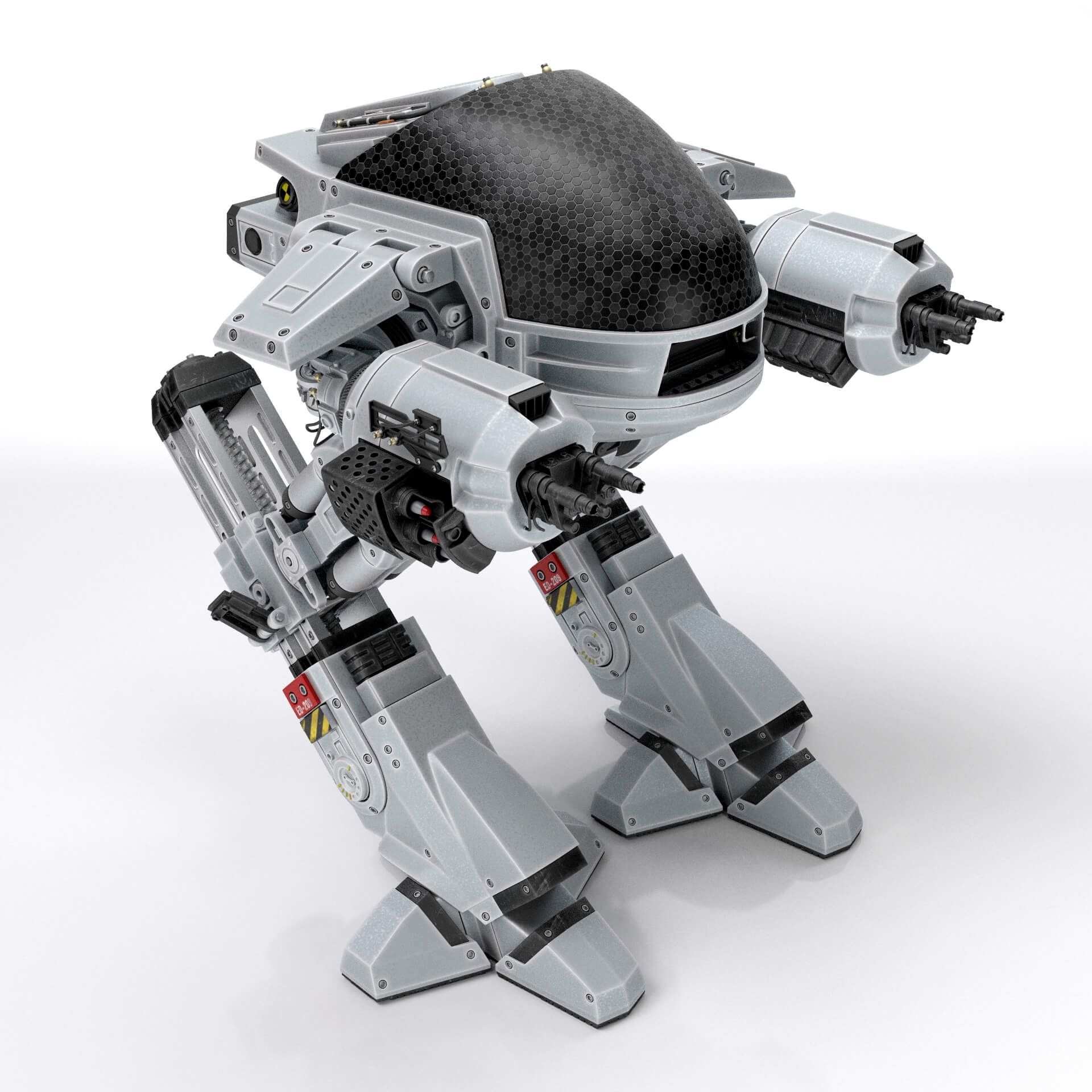 ED 209 OCP RoboCop Movie 1987 - 3D Model by RenderBlade