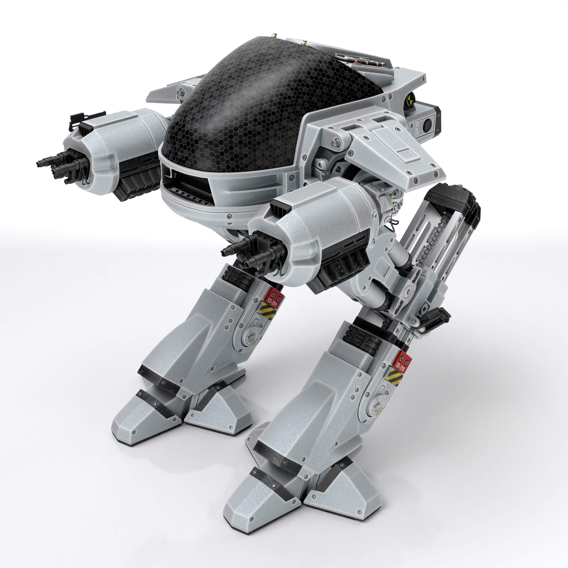 ED 209 OCP RoboCop Movie 1987 - 3D Model by RenderBlade