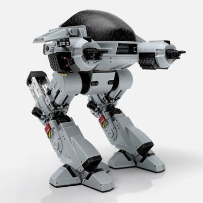 ED 209 OCP RoboCop Movie 1987 - 3D Model by RenderBlade