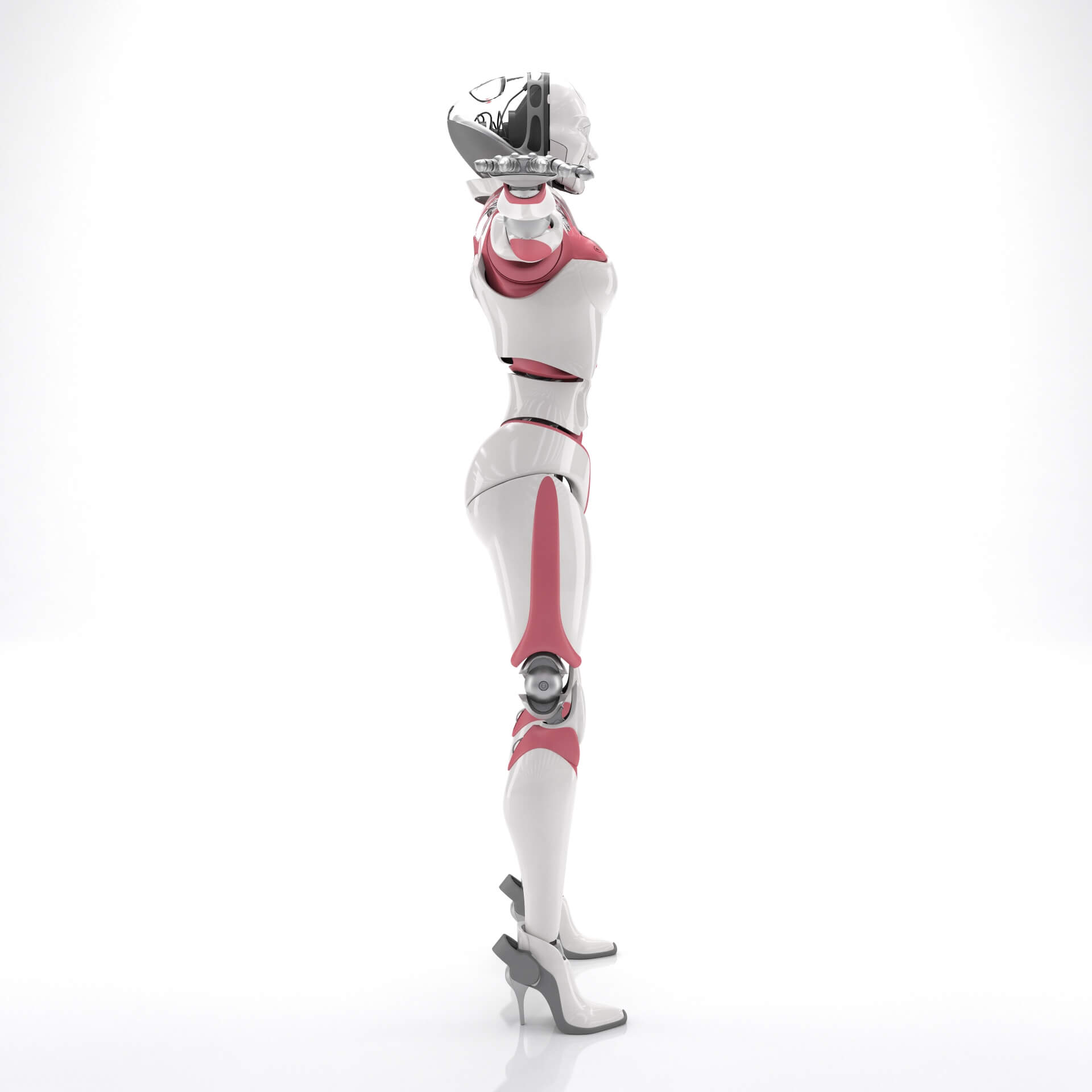 Female Android - 3D Model by RenderBlade