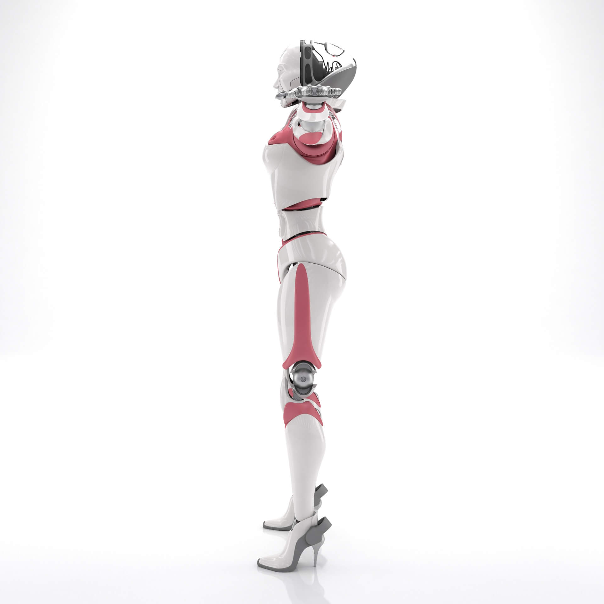 Female Android - 3D Model by RenderBlade