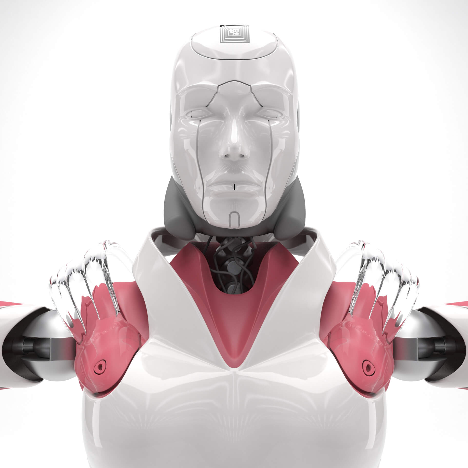 Female Android - 3D Model by RenderBlade