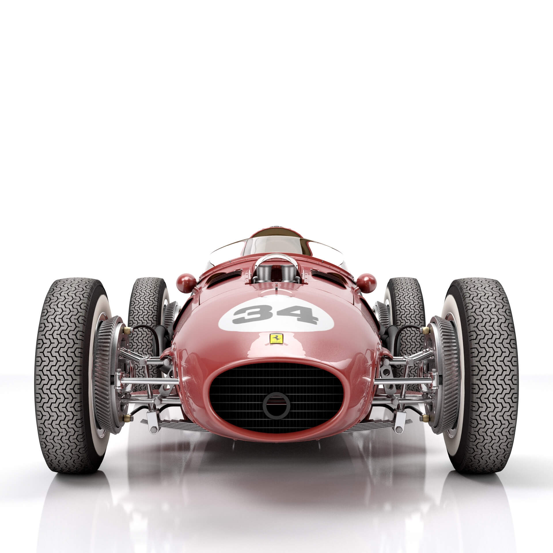 Ferrari Dino F1 1958 - 3D Model by RenderBlade