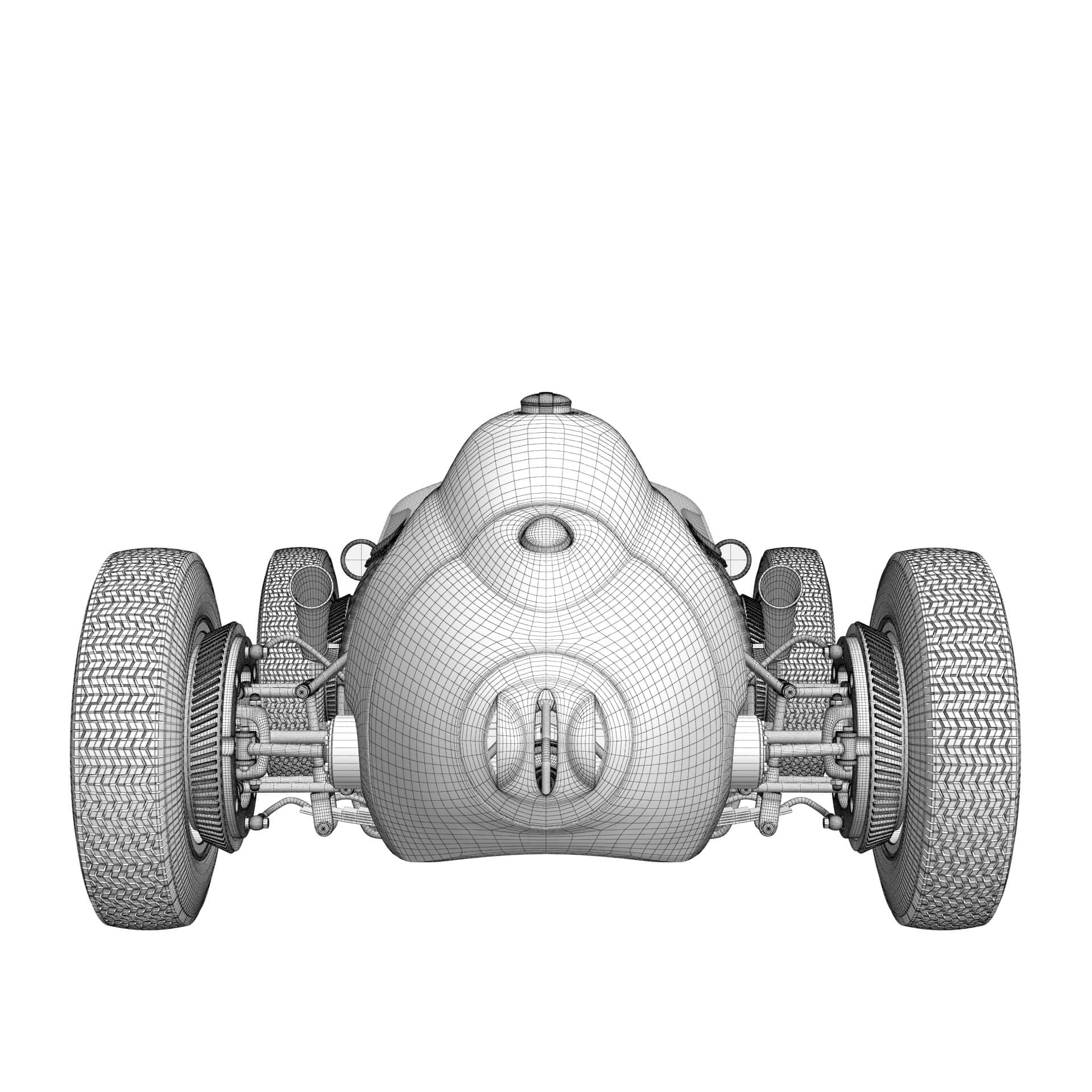 Ferrari Dino F1 1958 - 3D Model by RenderBlade