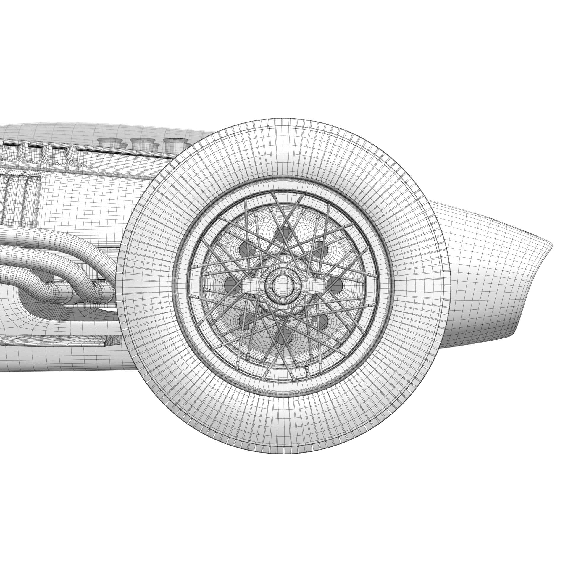 Ferrari Dino F1 1958 - 3D Model by RenderBlade