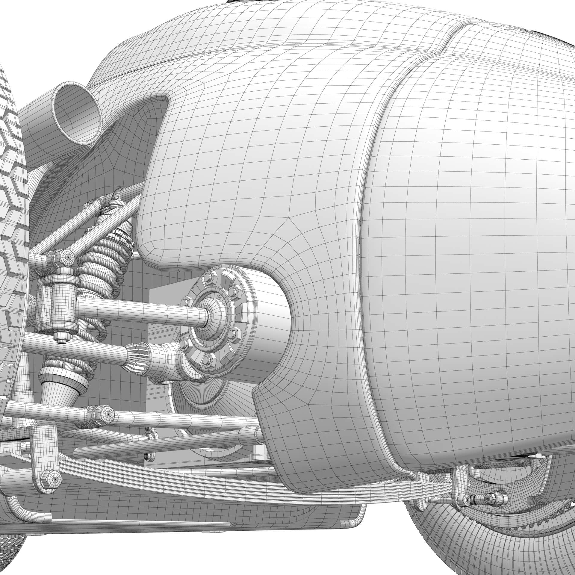 Ferrari Dino F1 1958 - 3D Model by RenderBlade