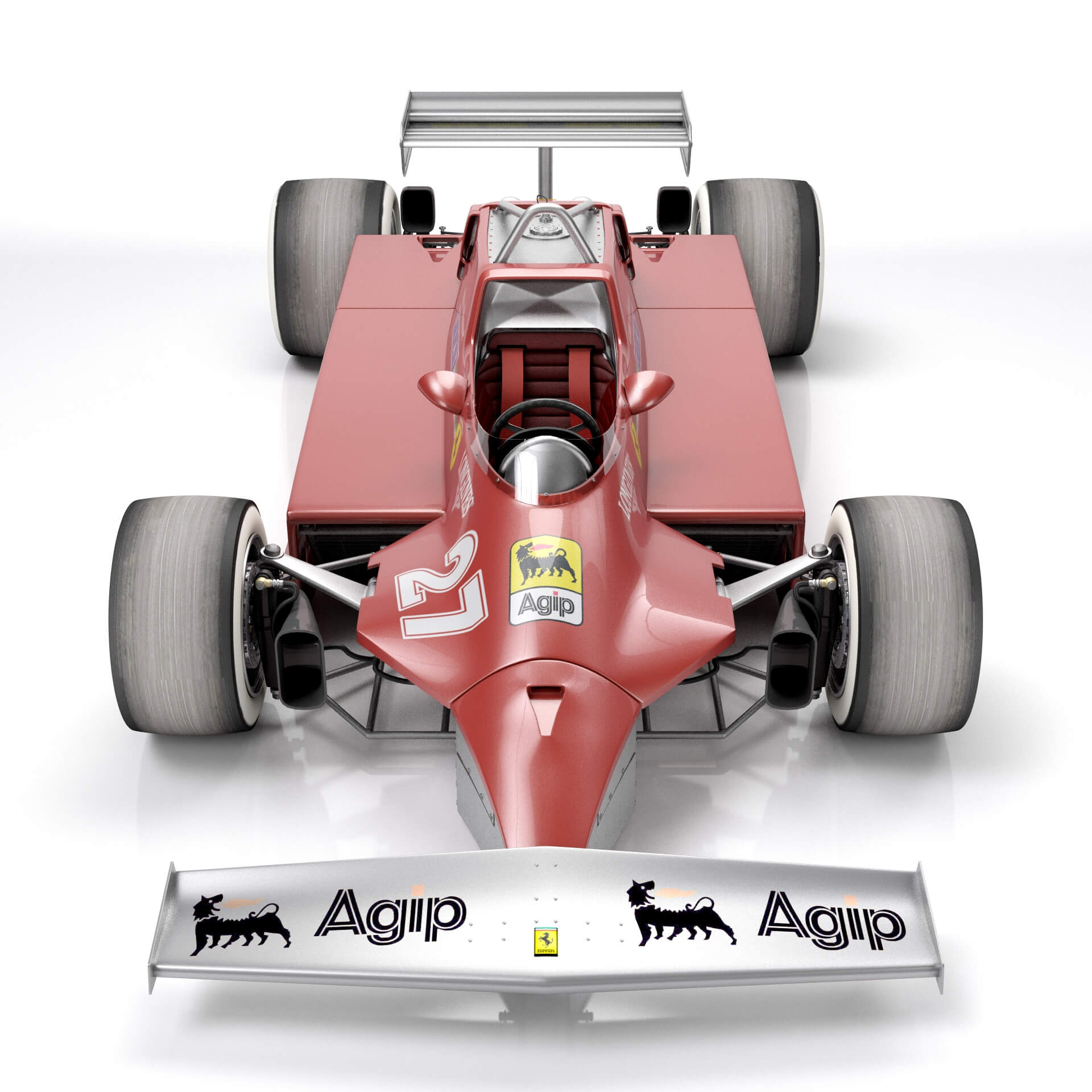 Ferrari F1 126 Ck 1980 - 3D Model by RenderBlade