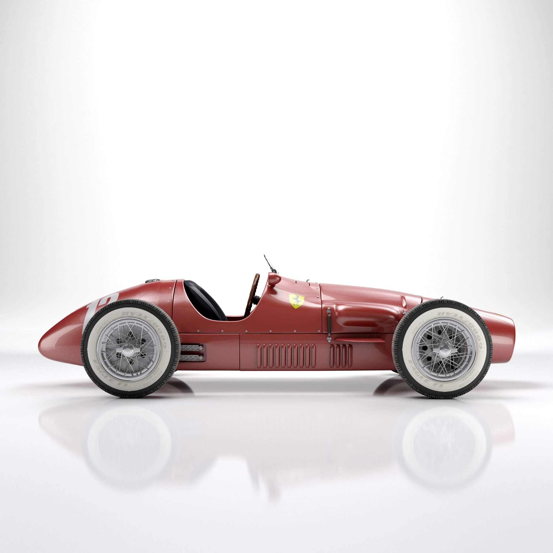 Ferrari F2 500 1952 - 3D Model by RenderBlade