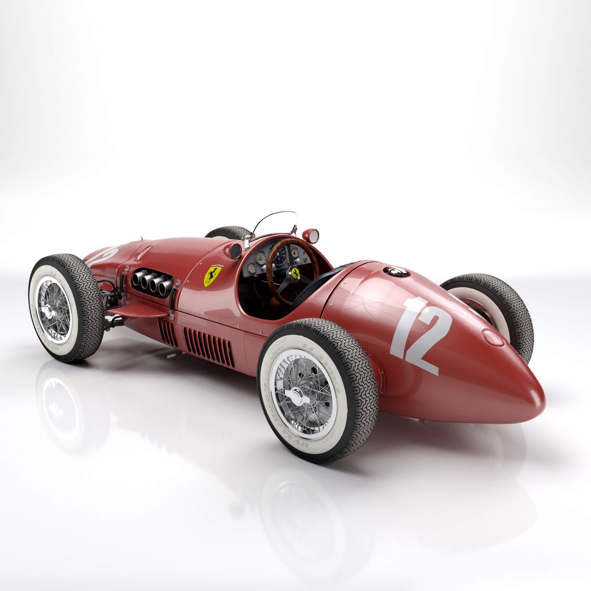 Ferrari F2 500 1952 - 3D Model by RenderBlade