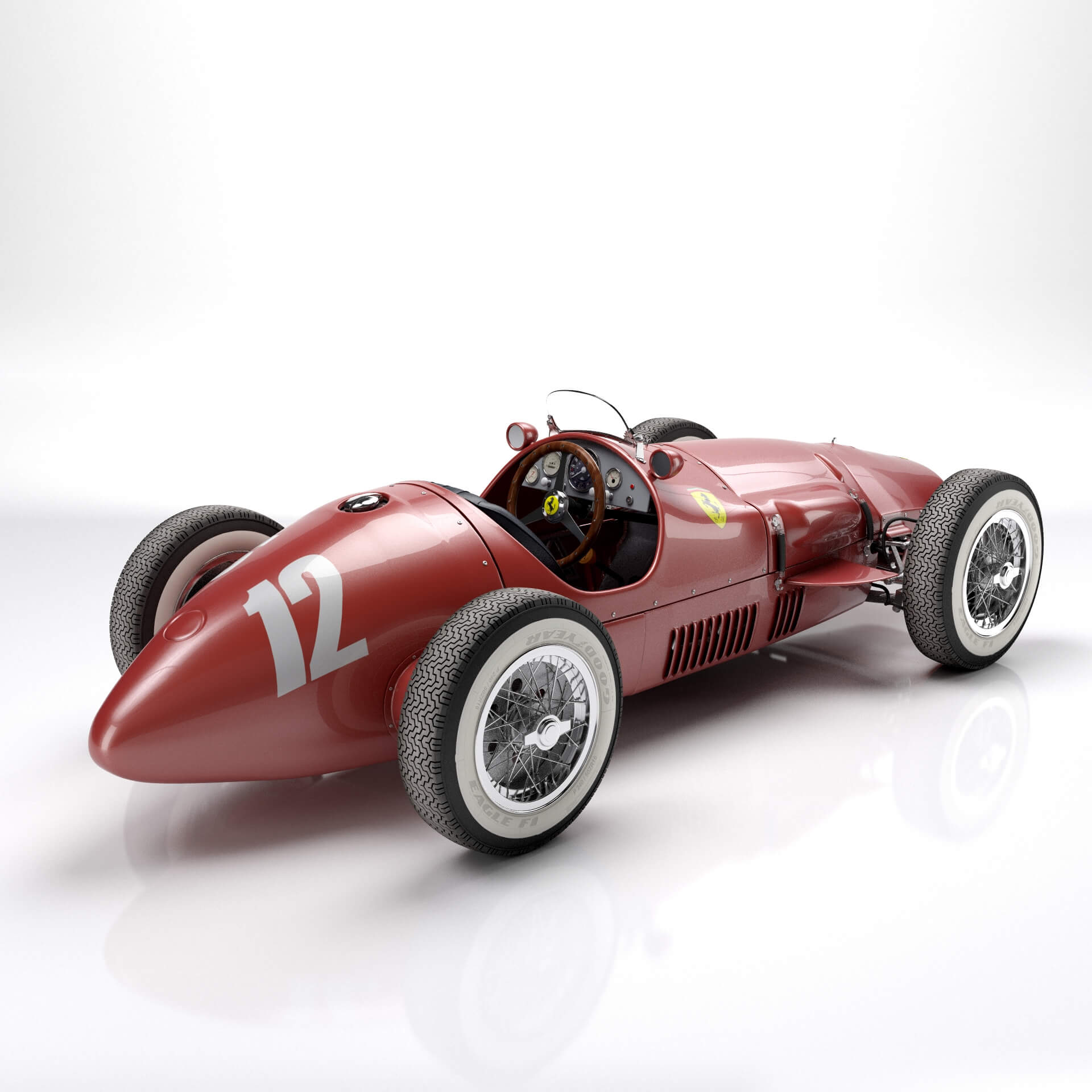 Ferrari F2 500 1952 - 3D Model by RenderBlade