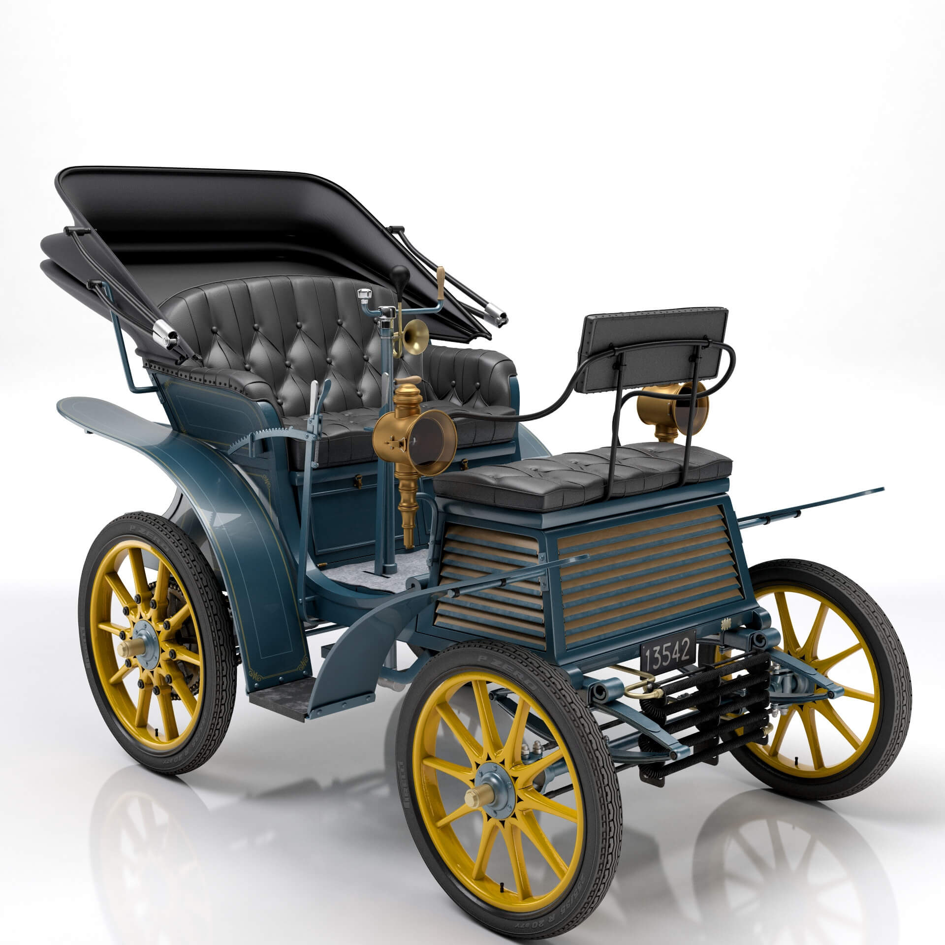 Fiat 3-5 Hp 1899 3D Model by RenderBlade