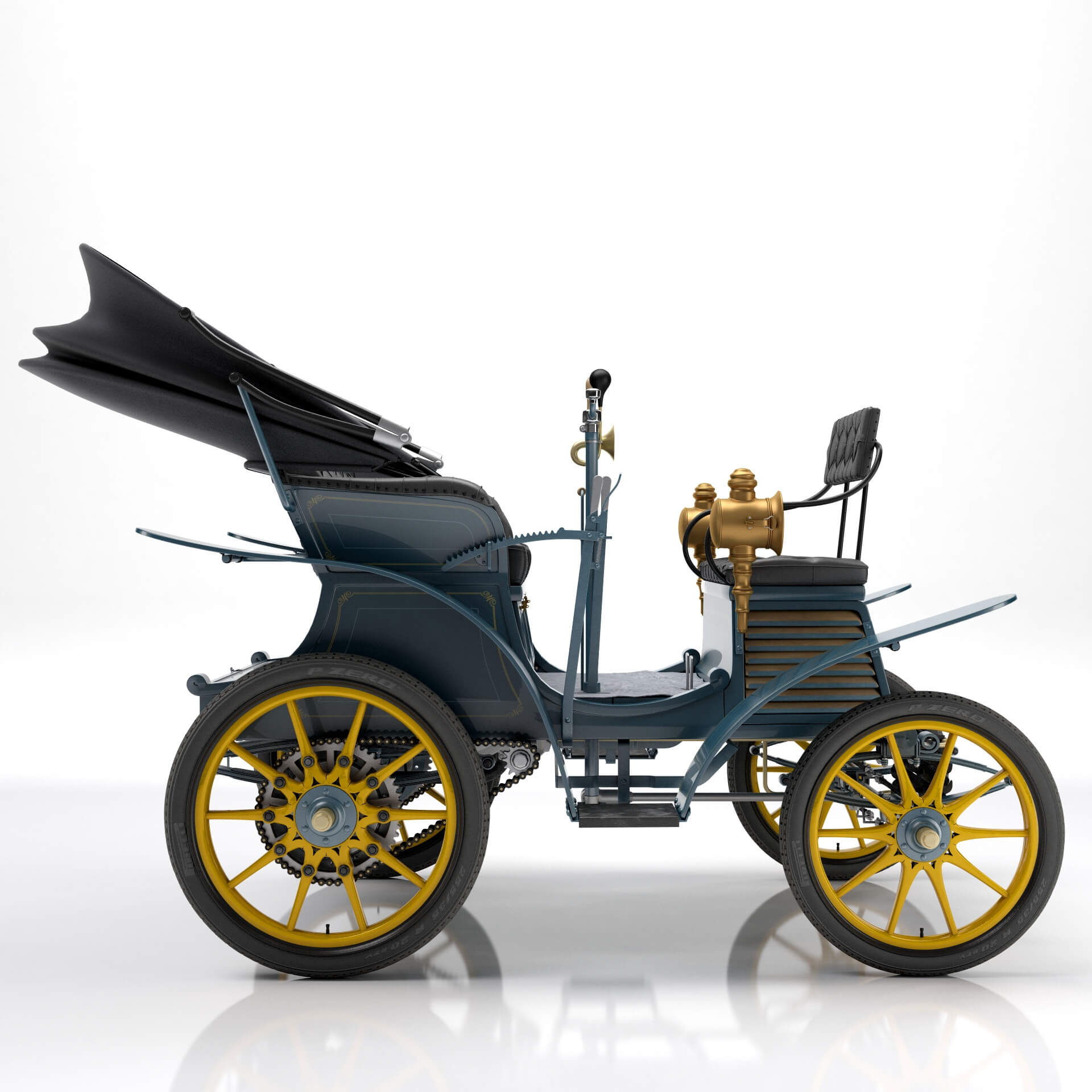 Fiat 3-5 Hp 1899 3D Model by RenderBlade