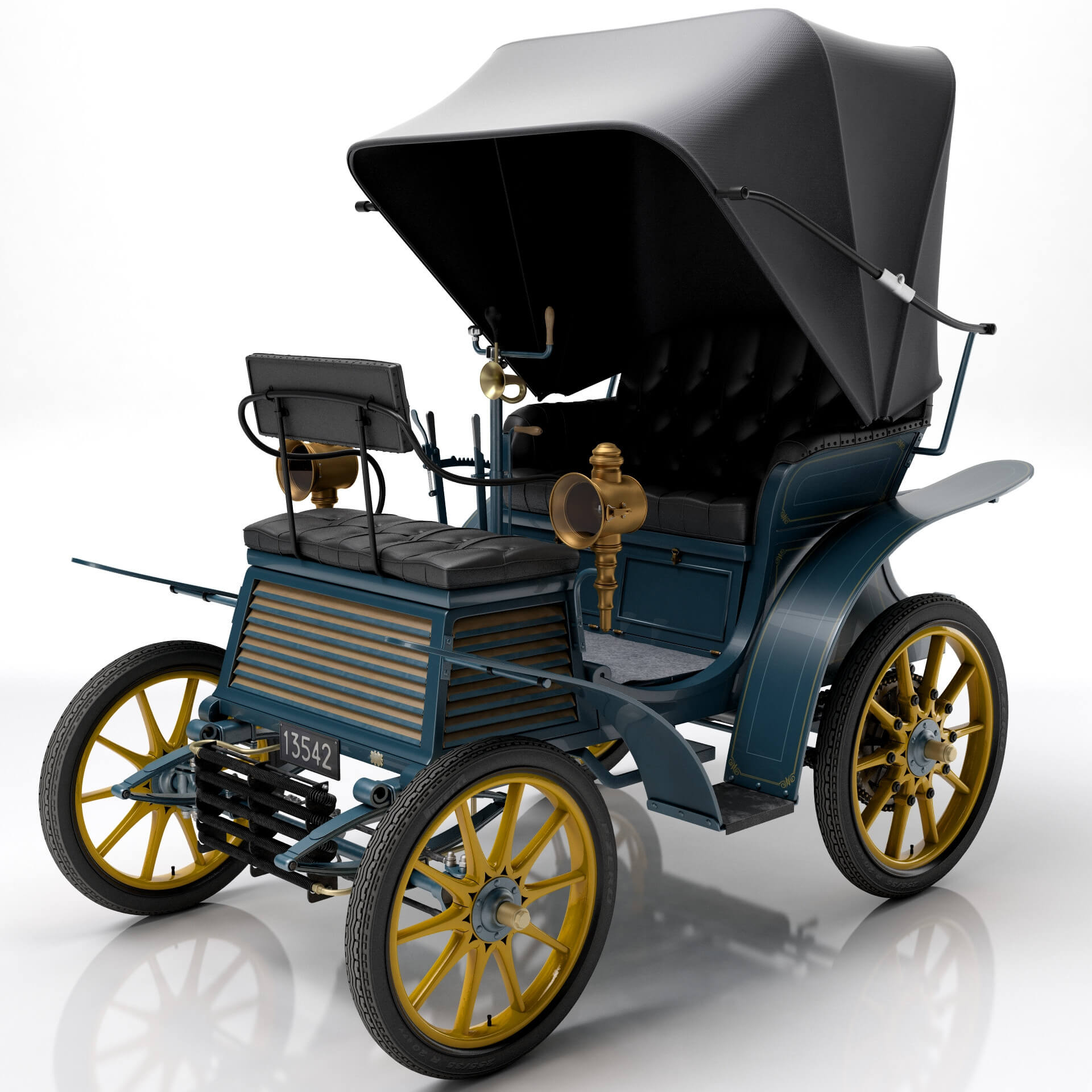 Fiat 3-5 Hp 1899 3D Model by RenderBlade