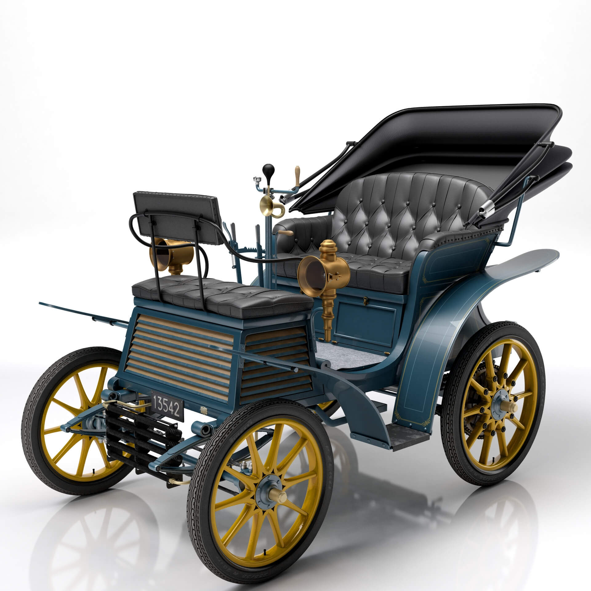 Fiat 3-5 Hp 1899 3D Model by RenderBlade
