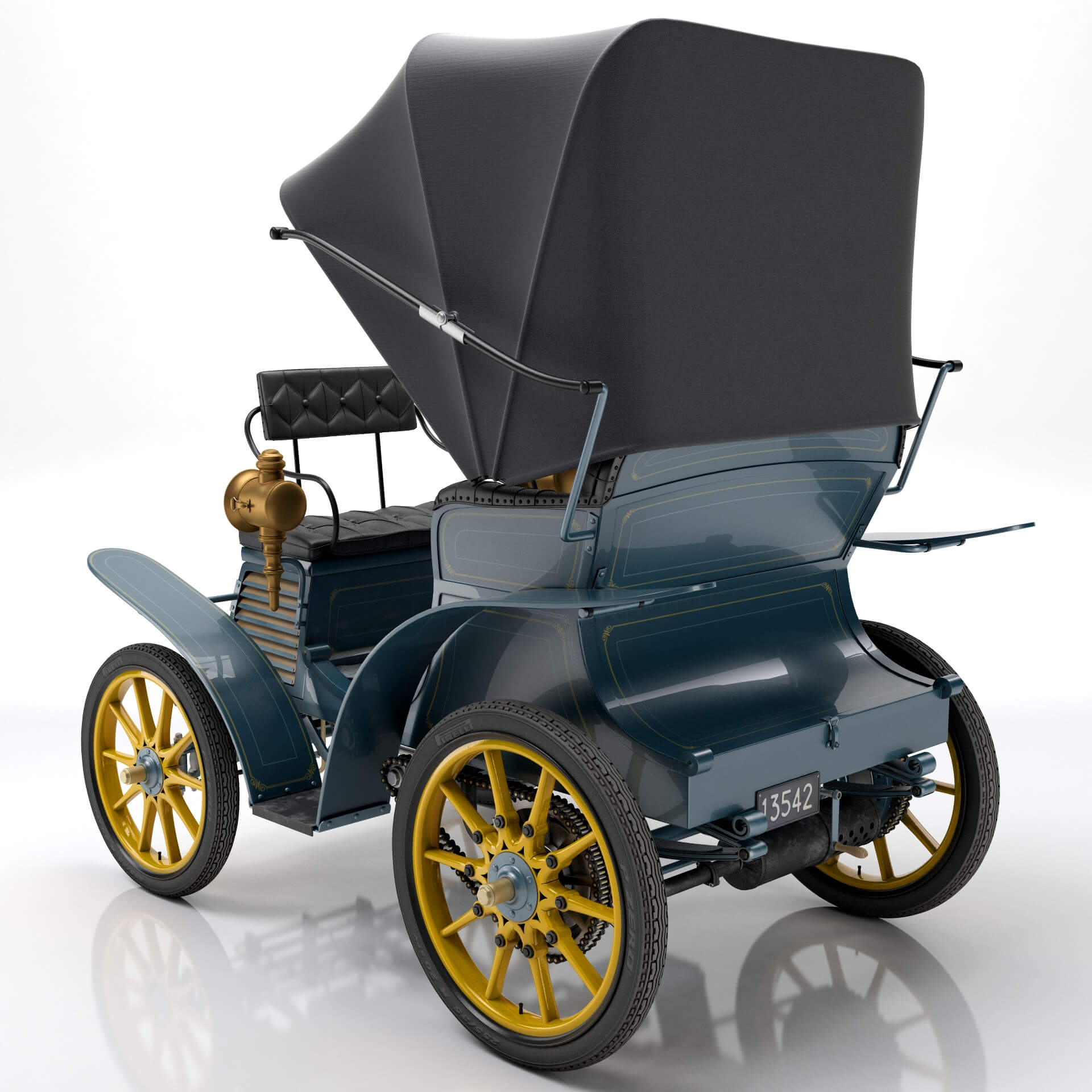 Fiat 3-5 Hp 1899 3D Model by RenderBlade
