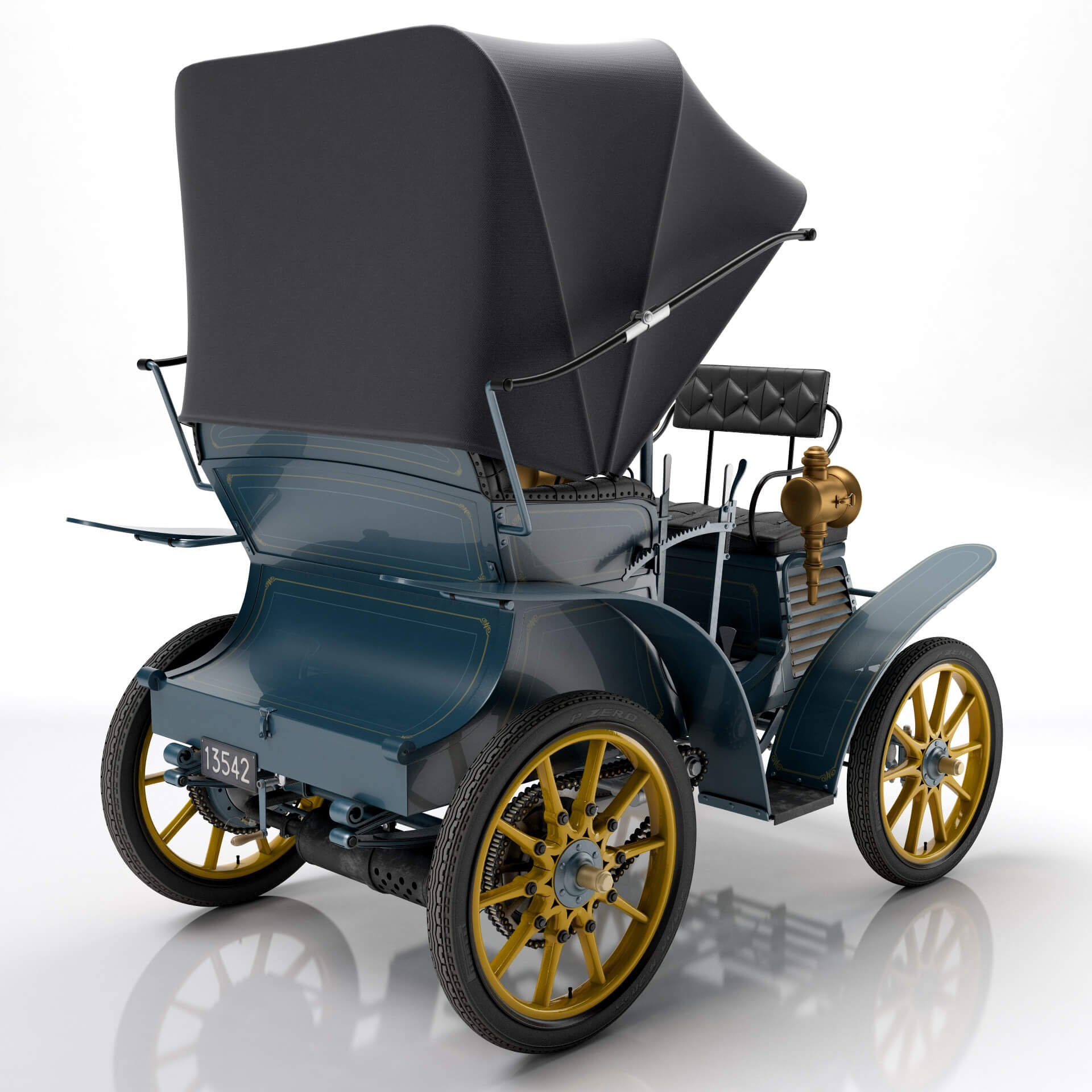 Fiat 3-5 Hp 1899 3D Model by RenderBlade