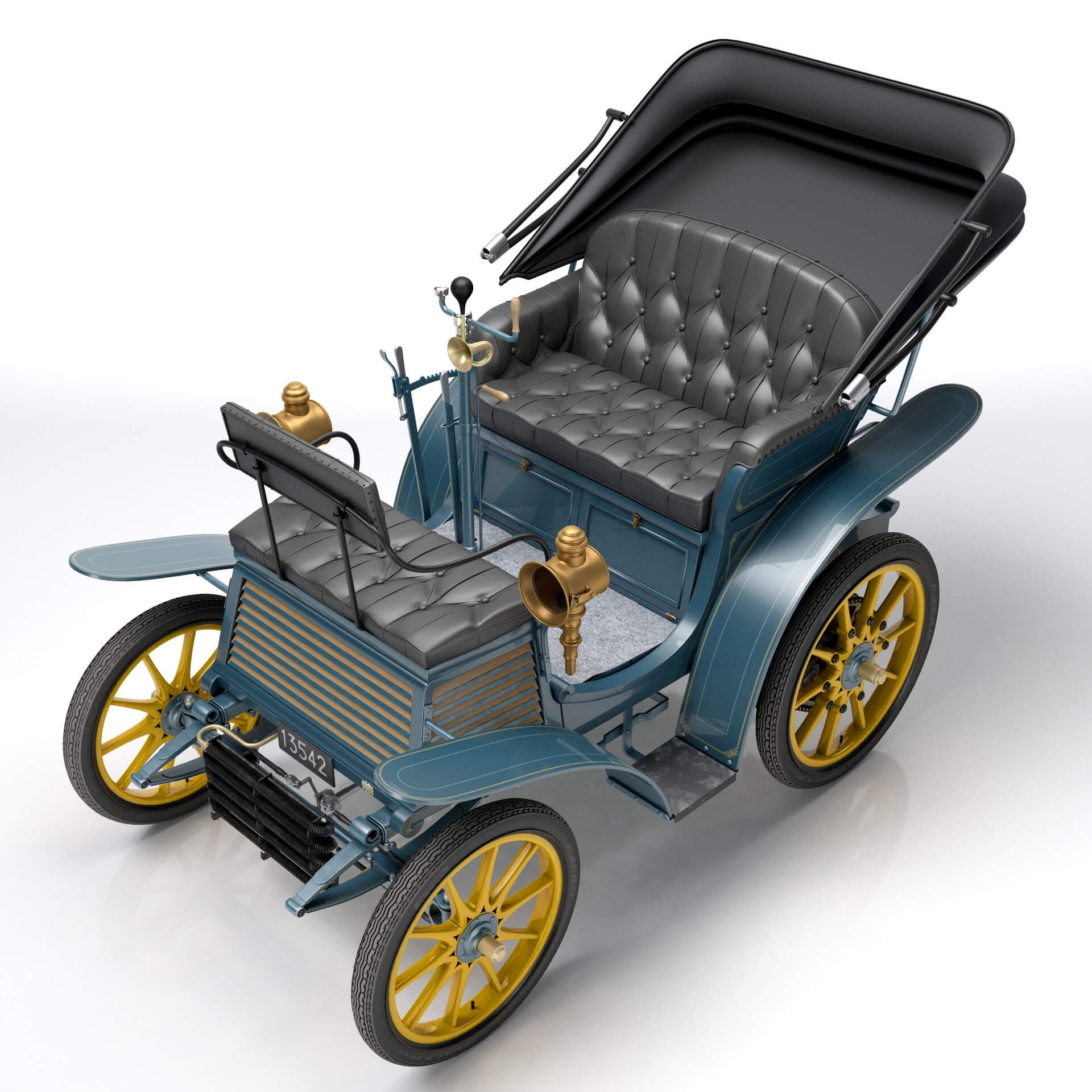 Fiat 3-5 Hp 1899 3D Model by RenderBlade