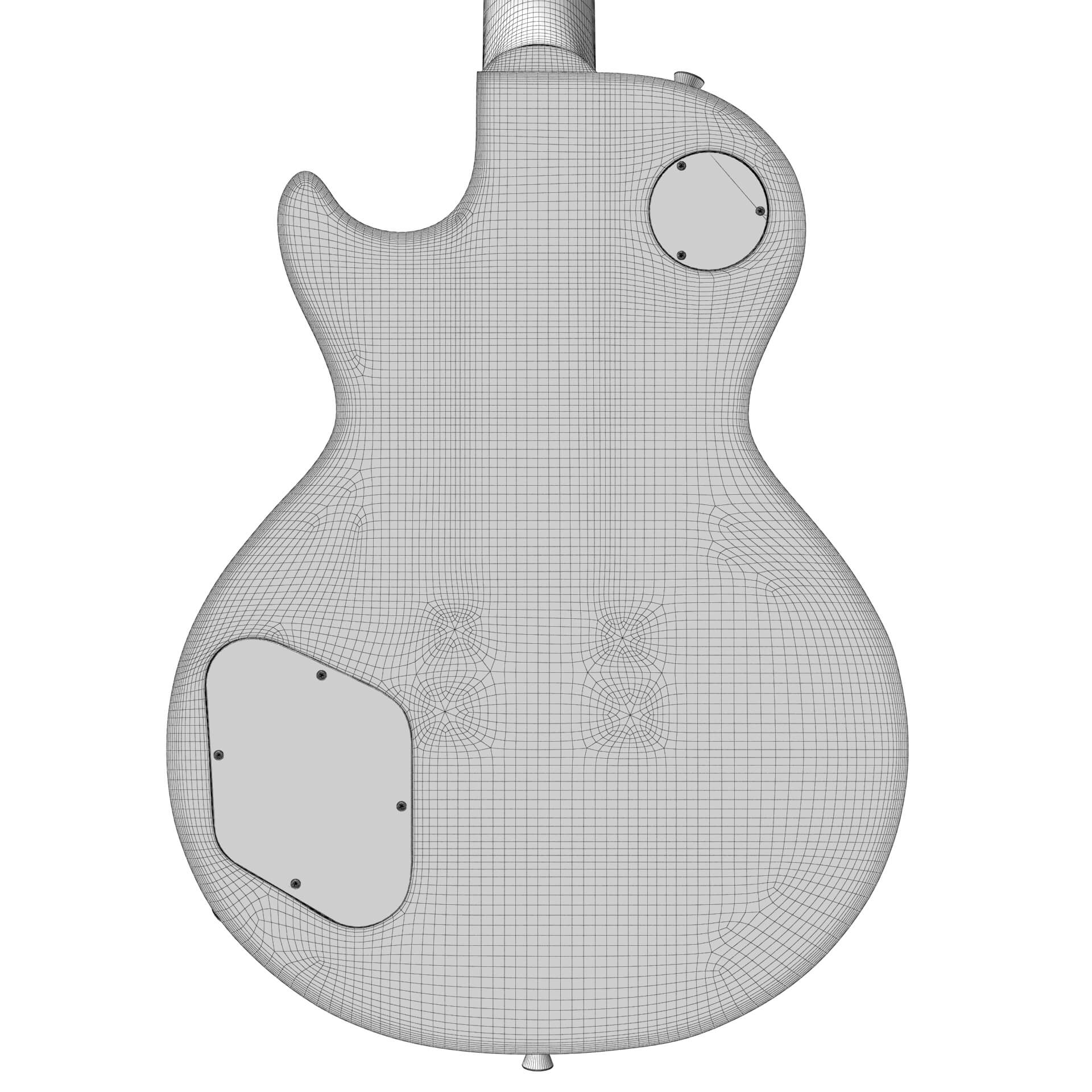 Gibson Les Paul Custom 1957 - 3D Model by RenderBlade