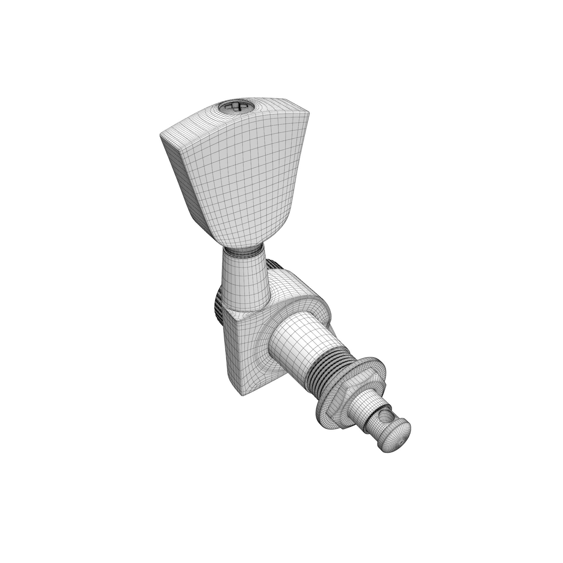 Gotoh Magnum Lock Guitar Tuners - 3D Model by RenderBlade