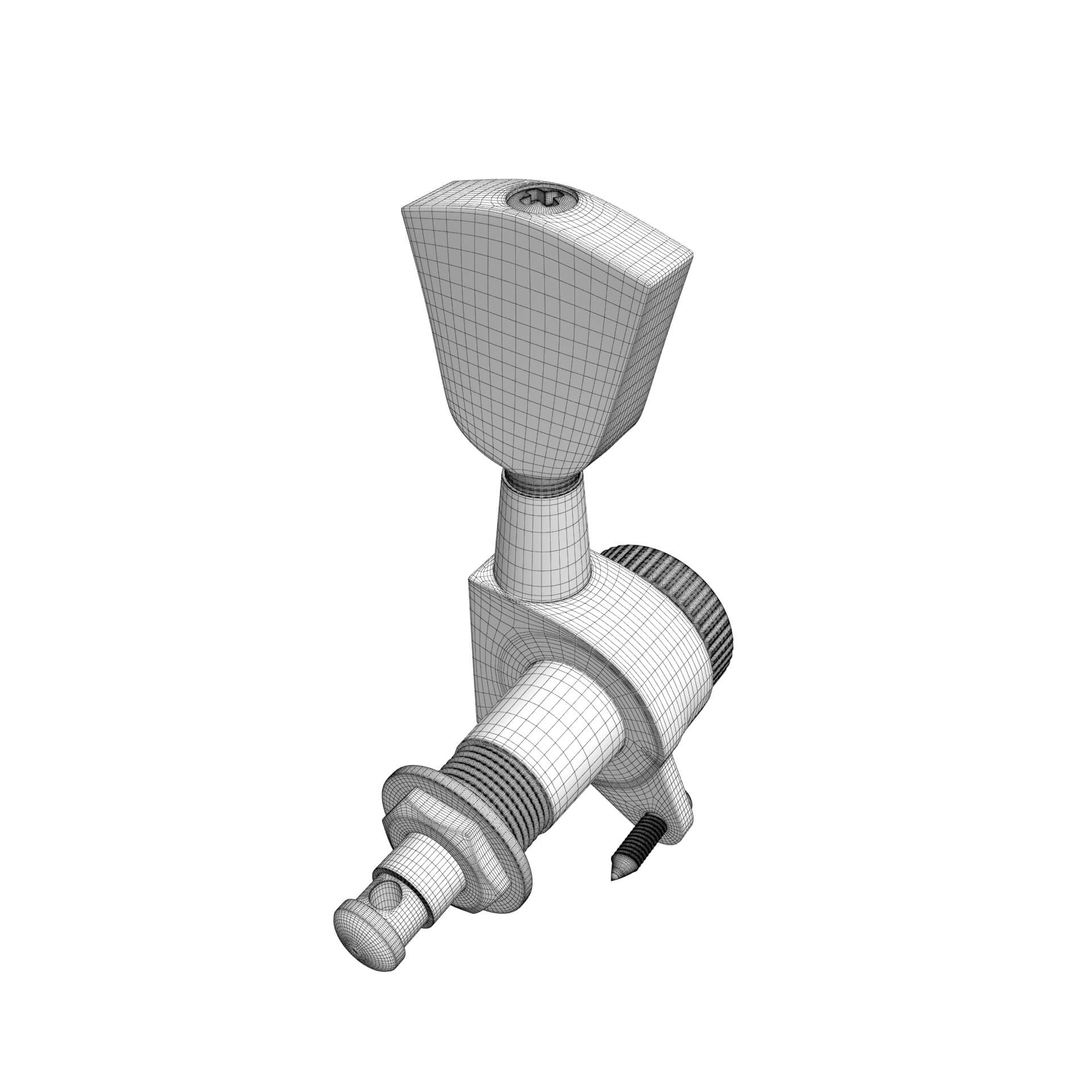 Gotoh Magnum Lock Guitar Tuners - 3D Model by RenderBlade