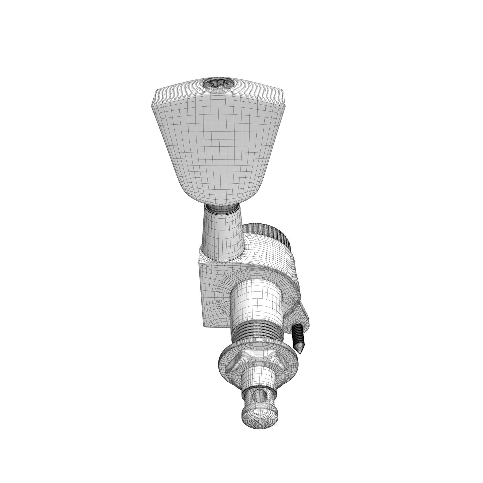 Gotoh Magnum Lock Guitar Tuners - 3D Model by RenderBlade