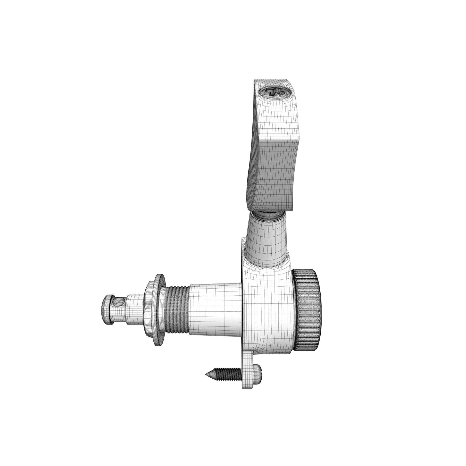 Gotoh Magnum Lock Guitar Tuners - 3D Model by RenderBlade