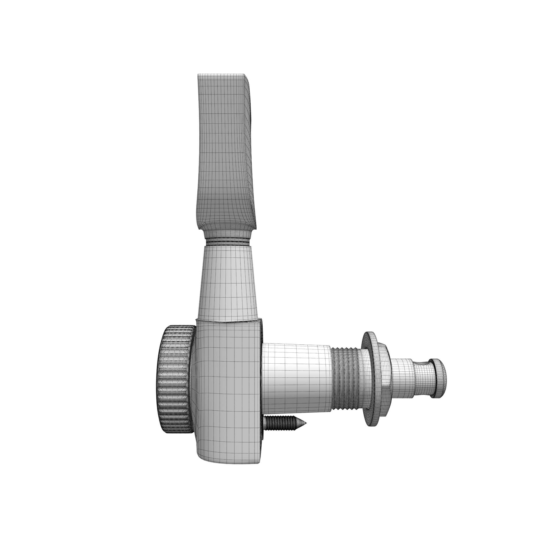 Gotoh Magnum Lock Guitar Tuners - 3D Model by RenderBlade