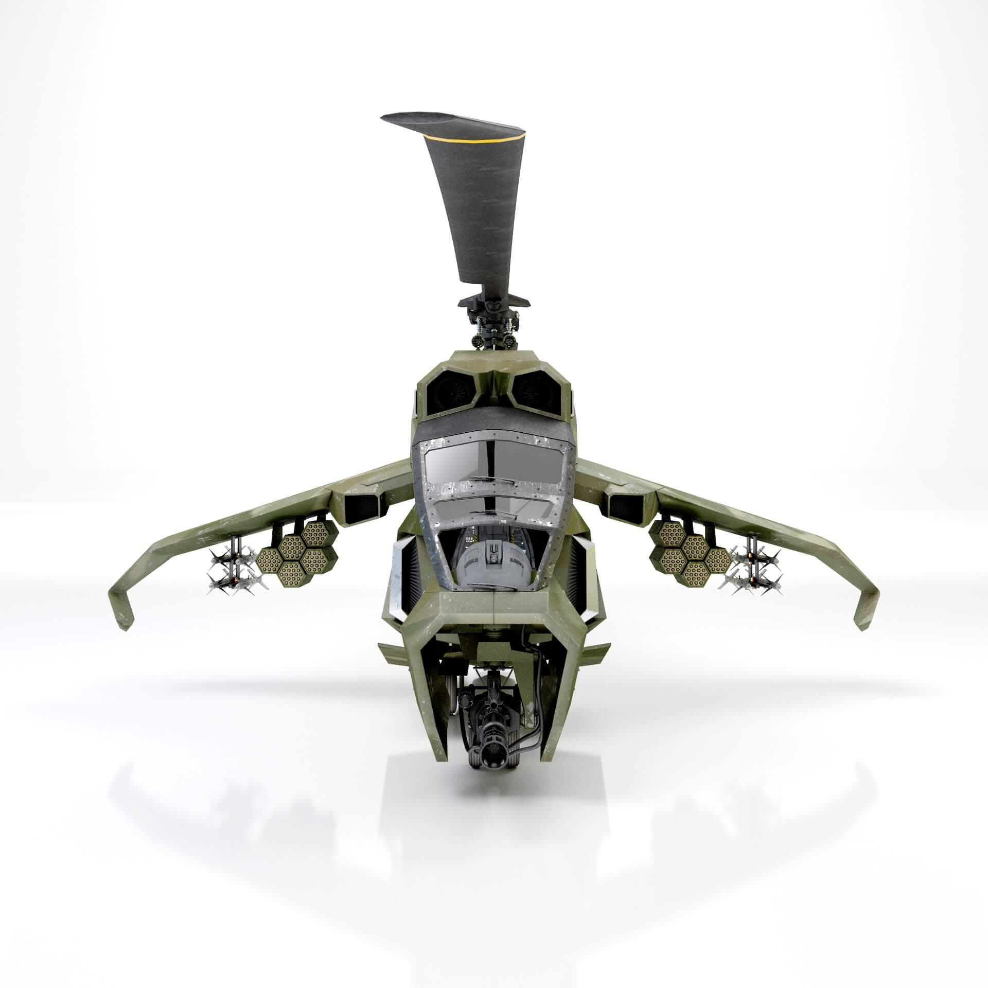 Helicopter Assault Prototype - 3D Model by RenderBlade