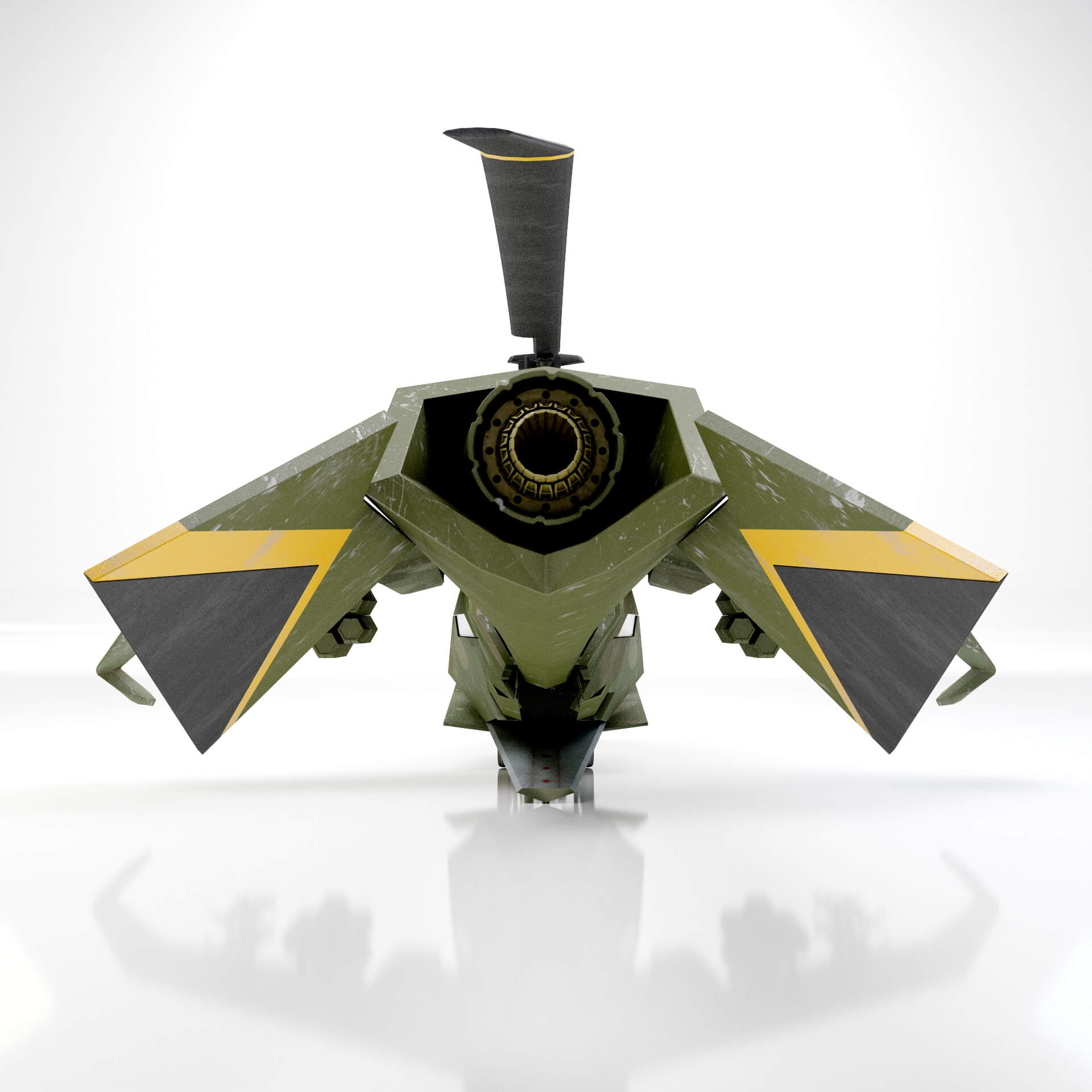 Helicopter Assault Prototype - 3D Model by RenderBlade