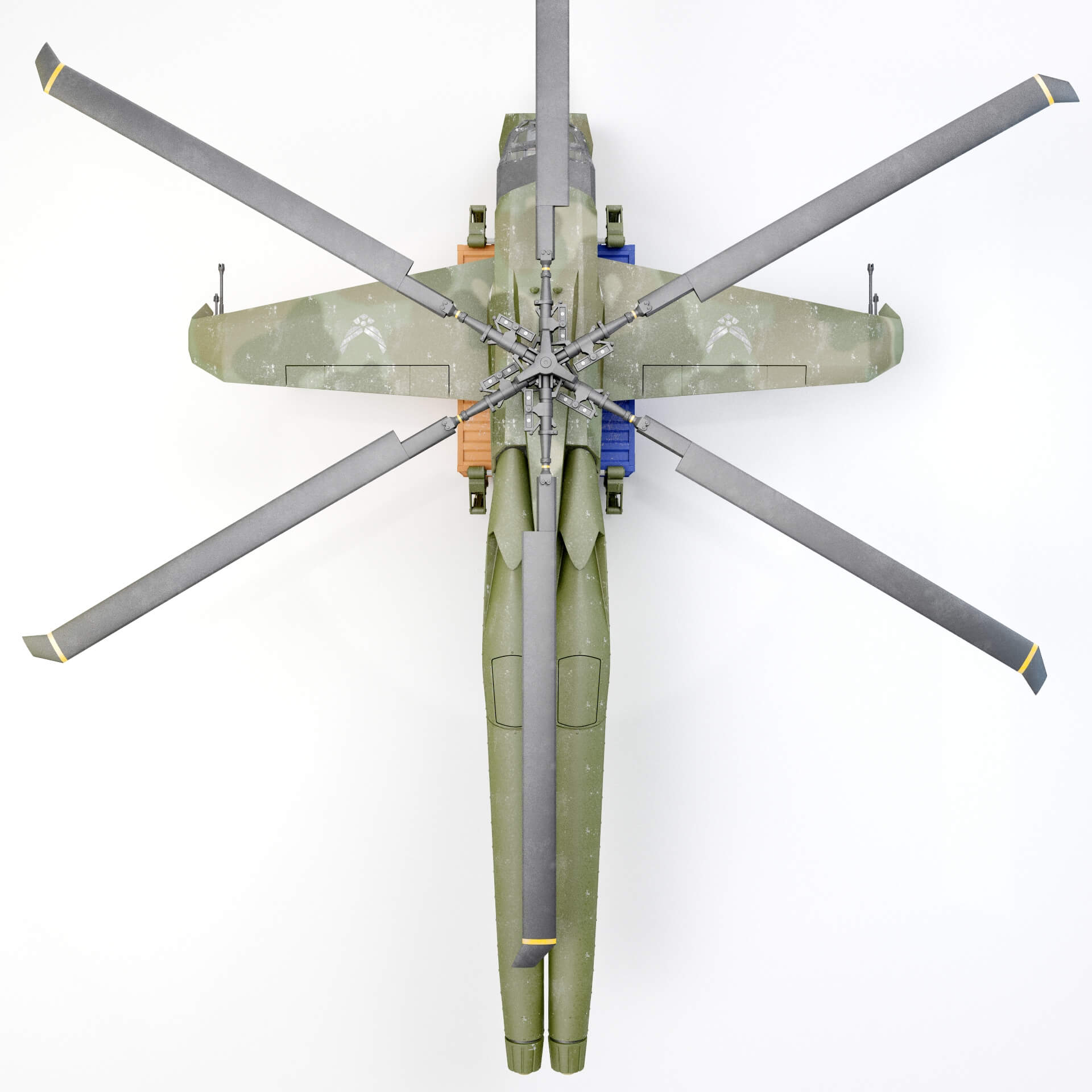 Helicopter Cargo Prototype - 3D Model by RenderBlade