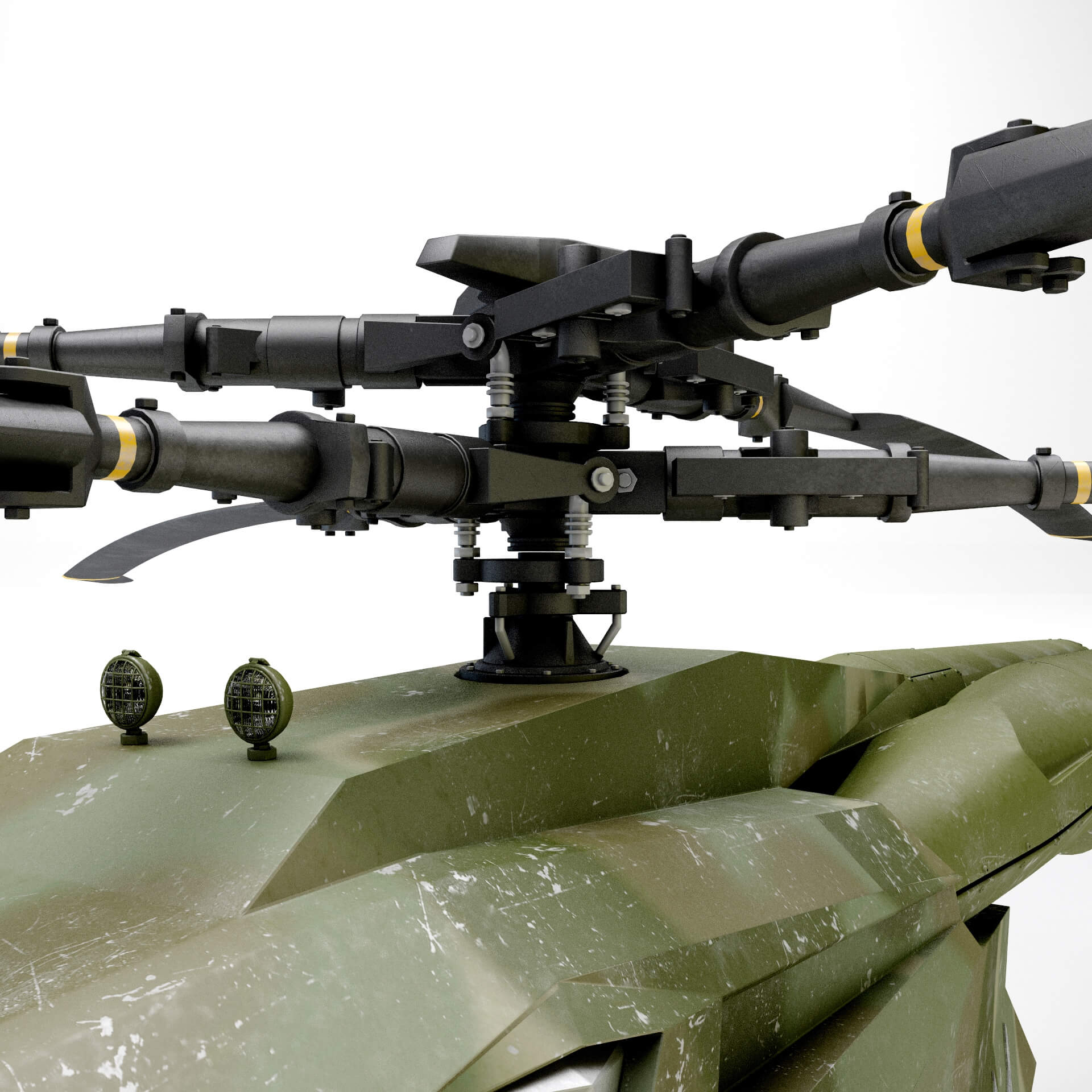 Helicopter Cargo Prototype - 3D Model by RenderBlade