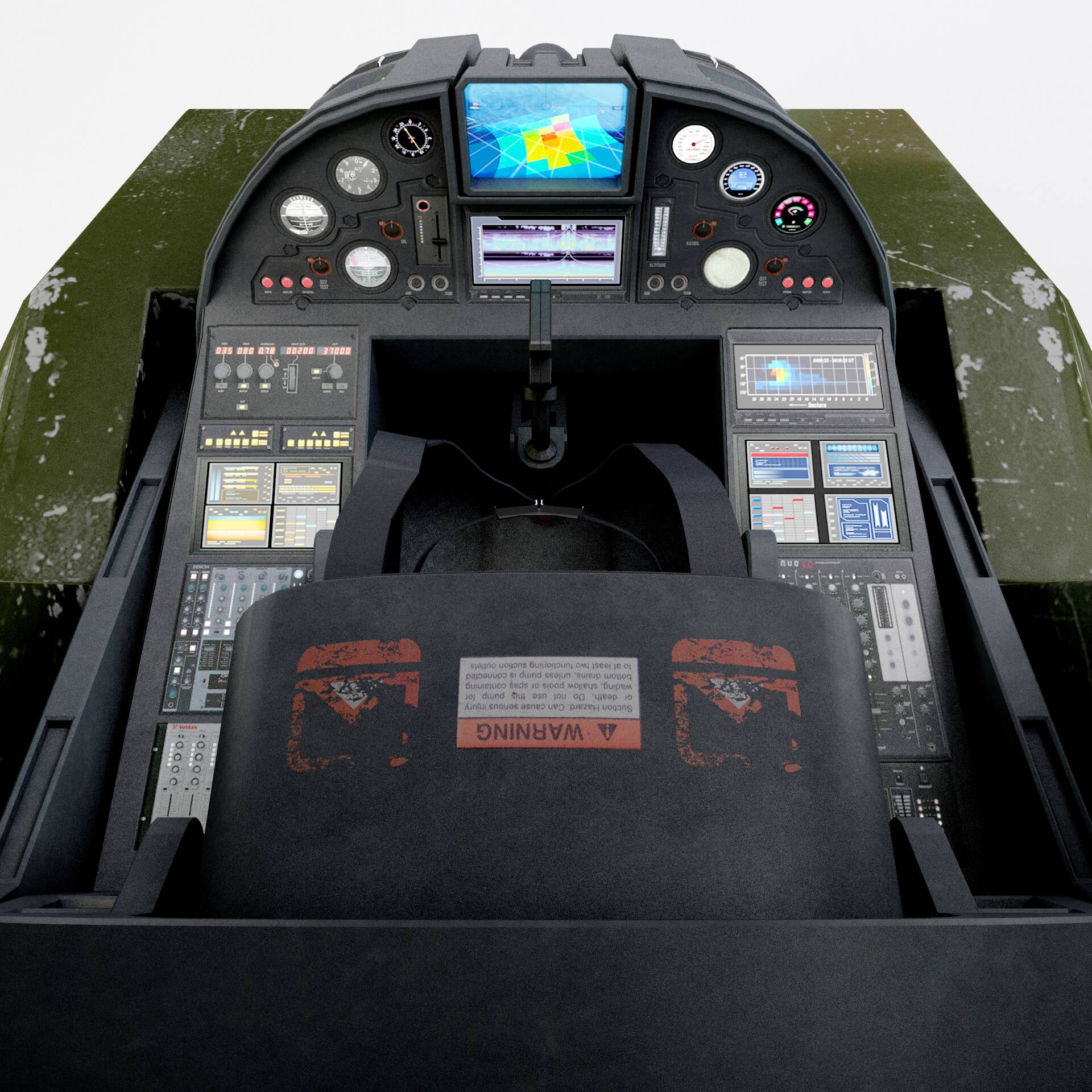 Helicopter Cargo Prototype - 3D Model by RenderBlade