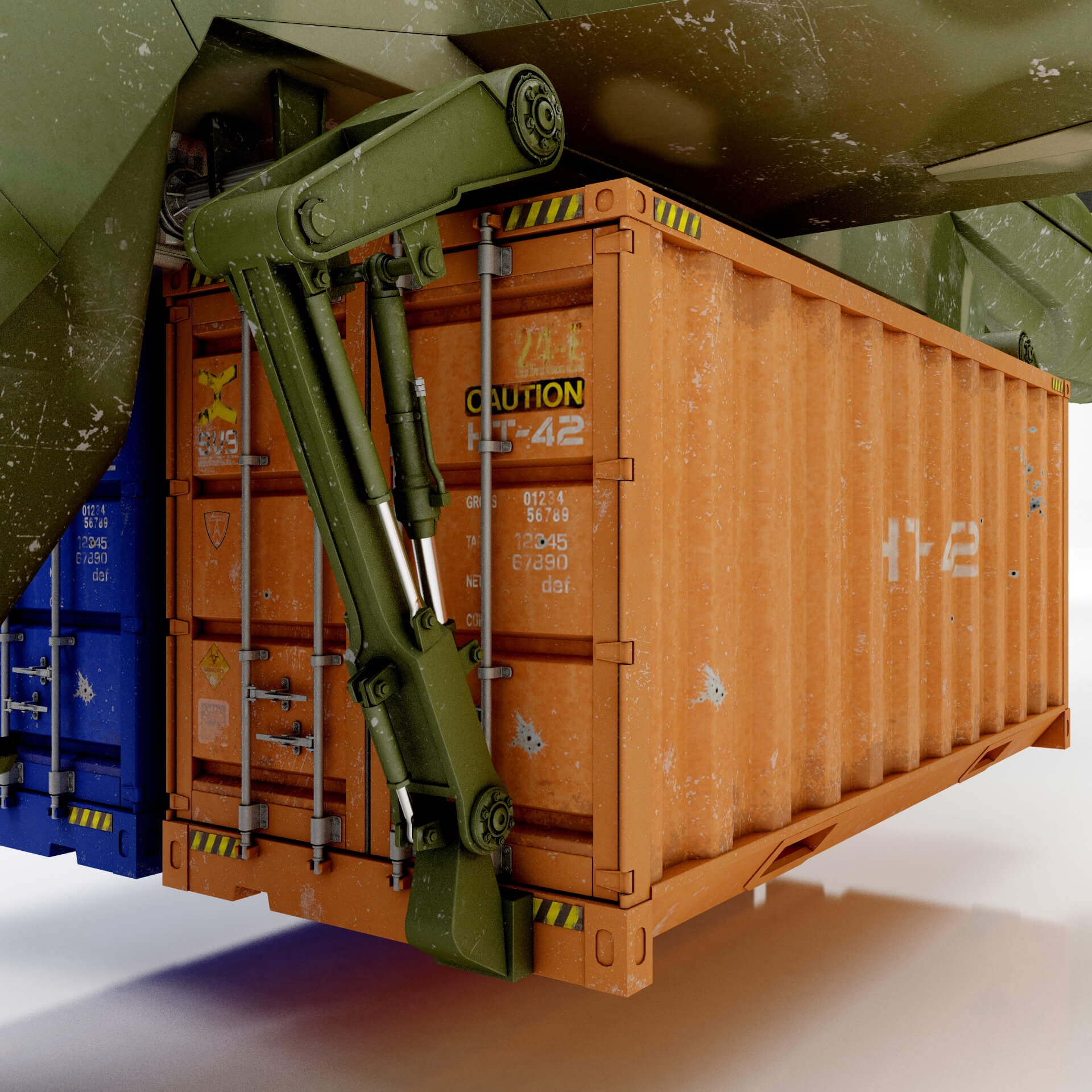Helicopter Cargo Prototype - 3D Model by RenderBlade