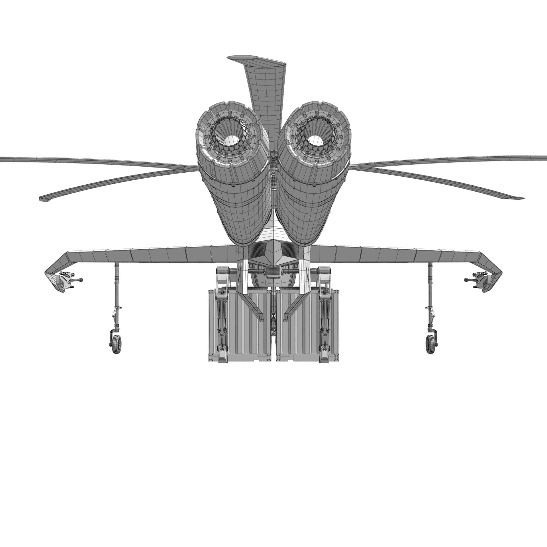 Helicopter Cargo Prototype - 3D Model by RenderBlade