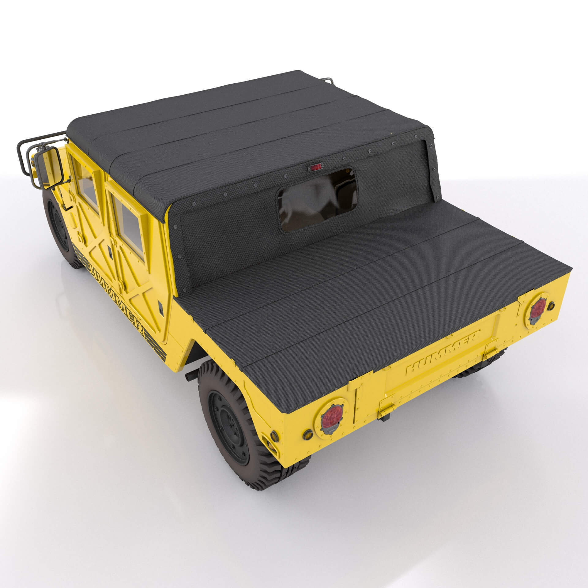 Hummer H1 Humvee - 3D Model by RenderBlade