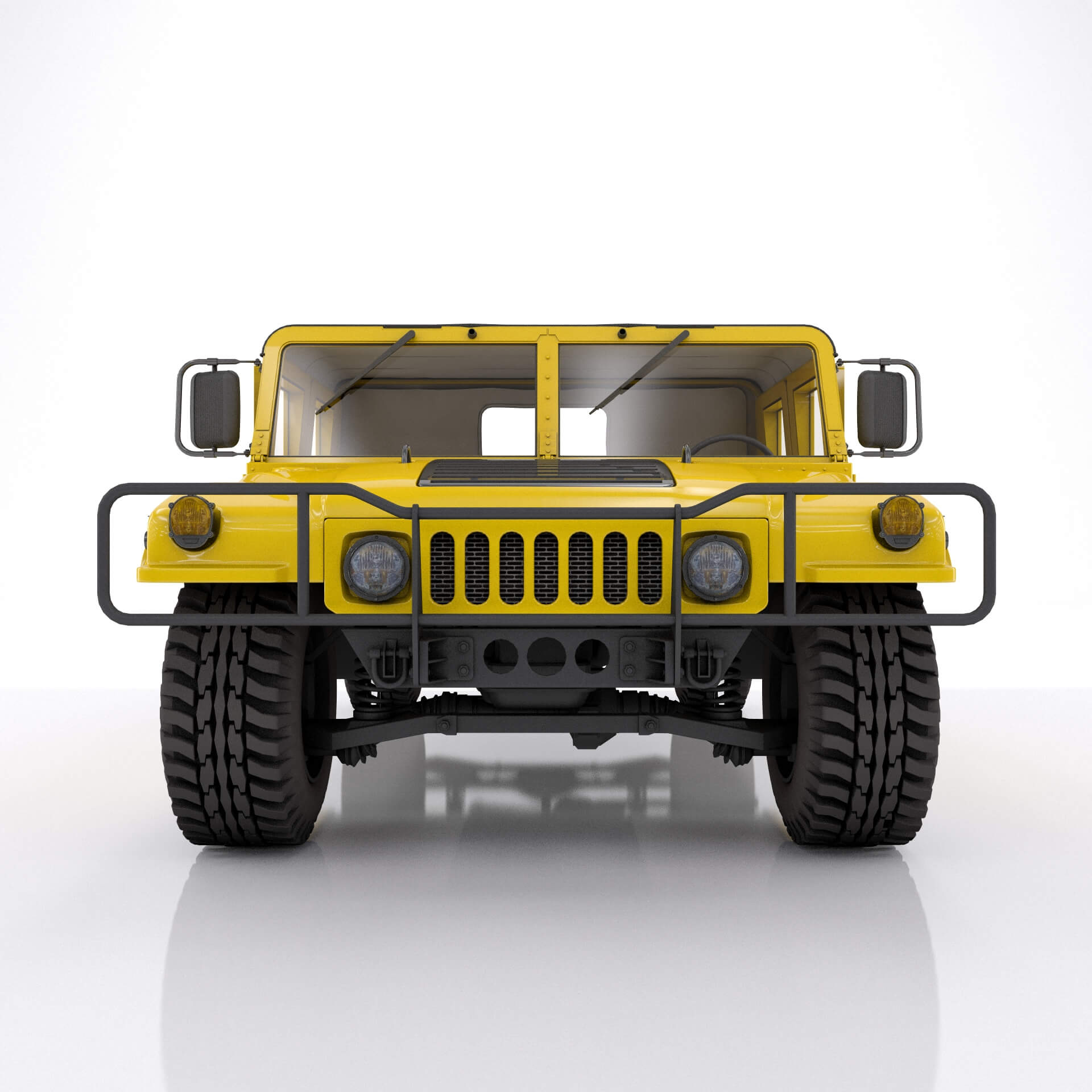 Hummer H1 Humvee - 3D Model by RenderBlade