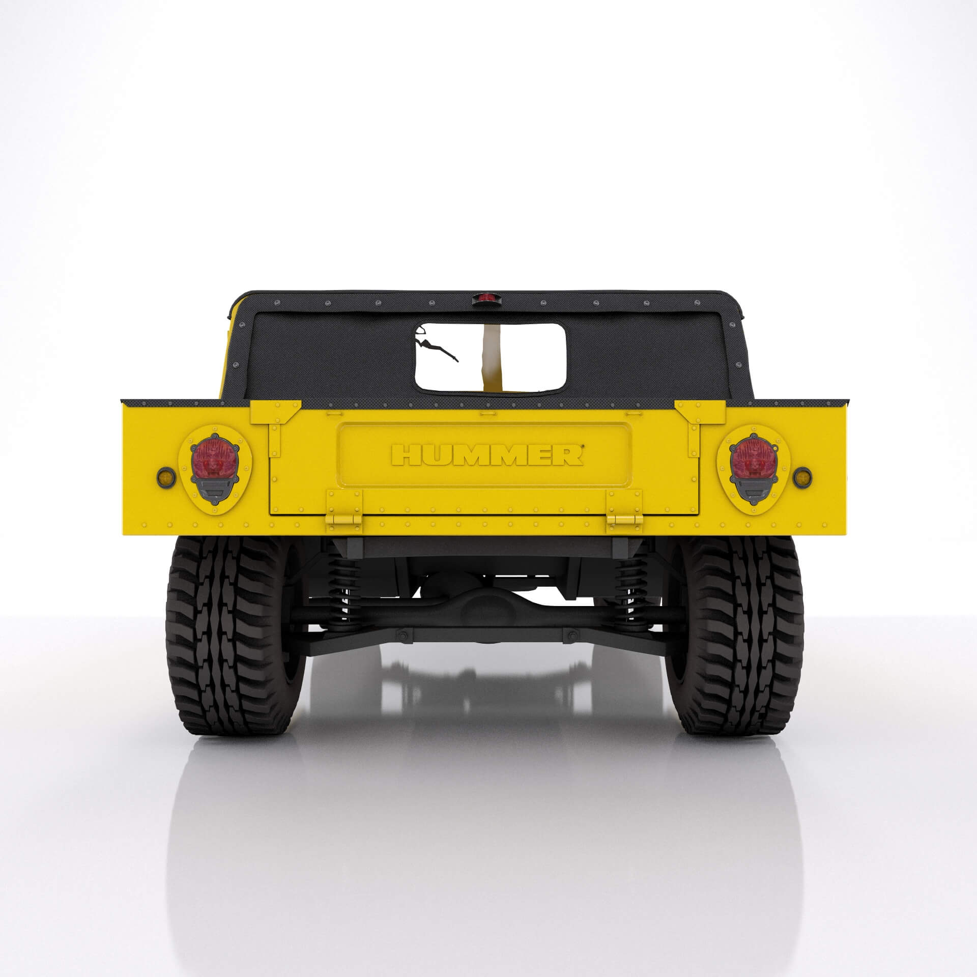 Hummer H1 Humvee - 3D Model by RenderBlade