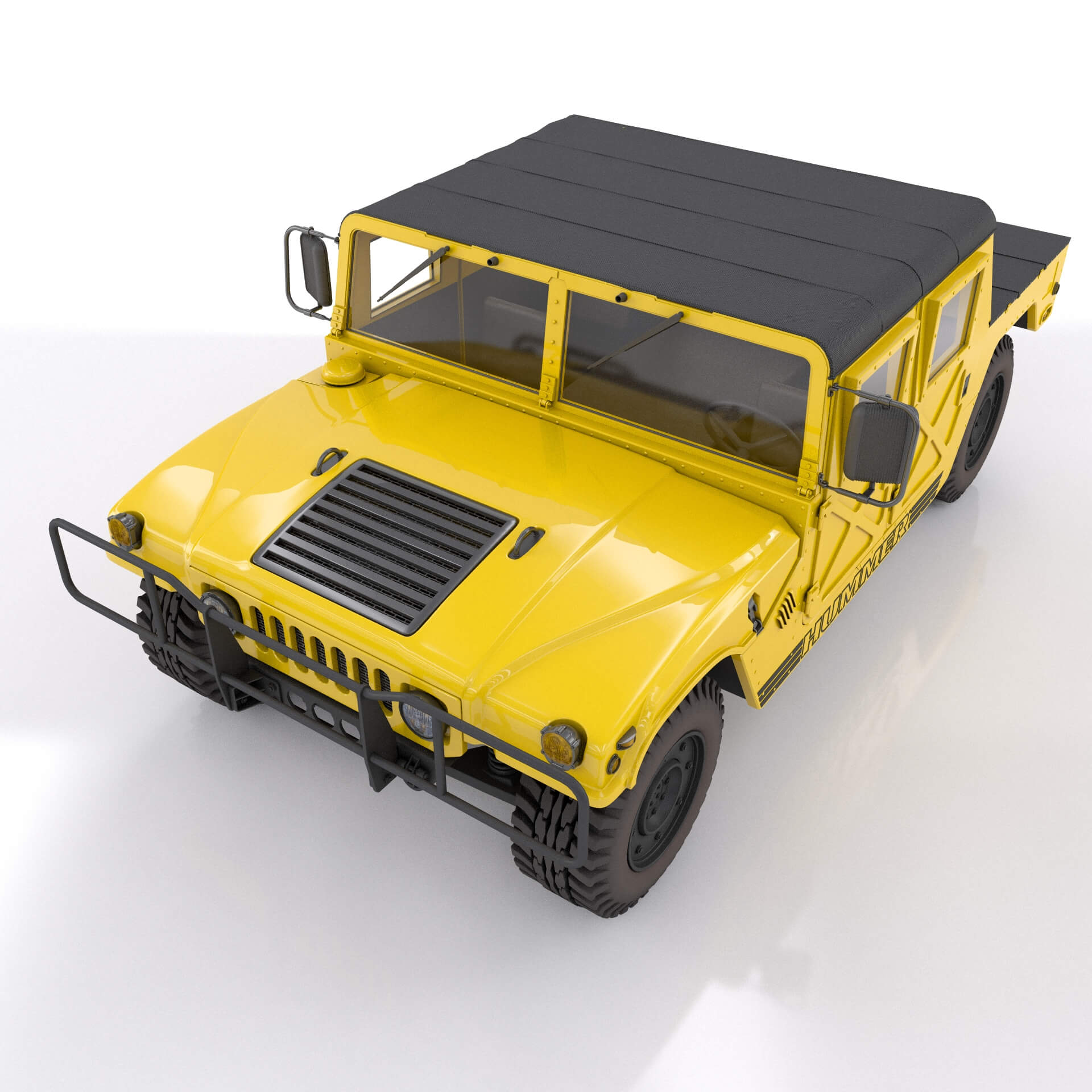 Hummer H1 Humvee - 3D Model by RenderBlade