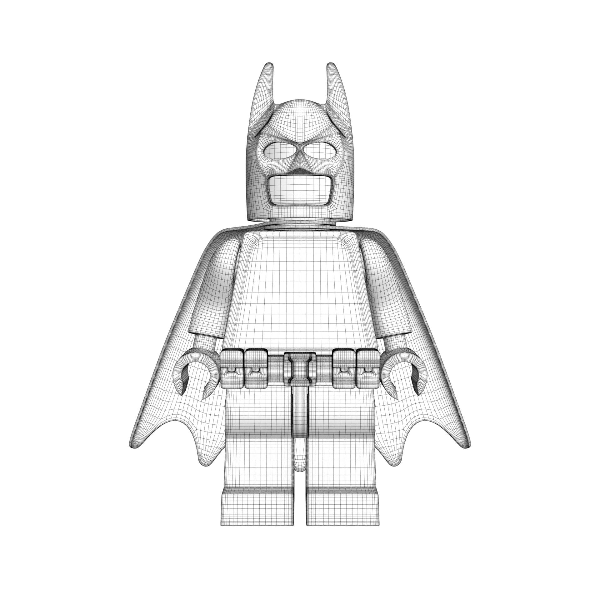 Batman Lego Figure - 3D Model by RenderBlade