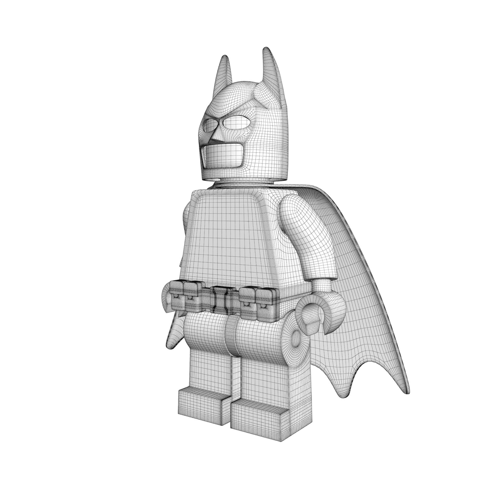 Batman Lego Figure - 3D Model by RenderBlade